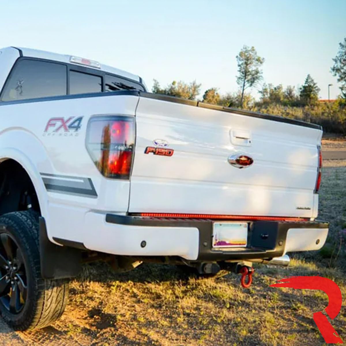 Recon 26411 60" Red Hyperlite Line of Fire LED Tailgate Light Bar - fits Most Full-Sized Trucks & SUVs