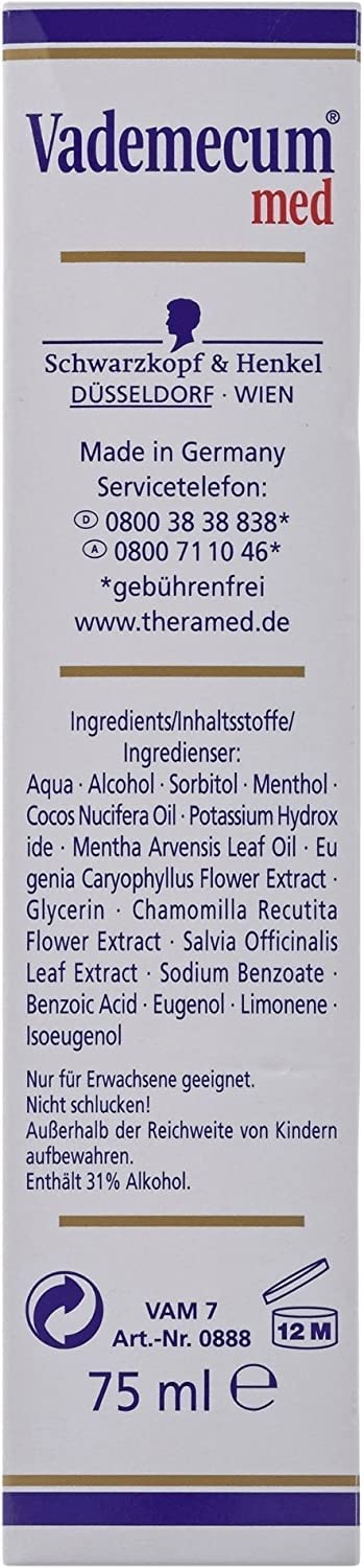 Vademecum Mouthwash and Gargle Concentrated