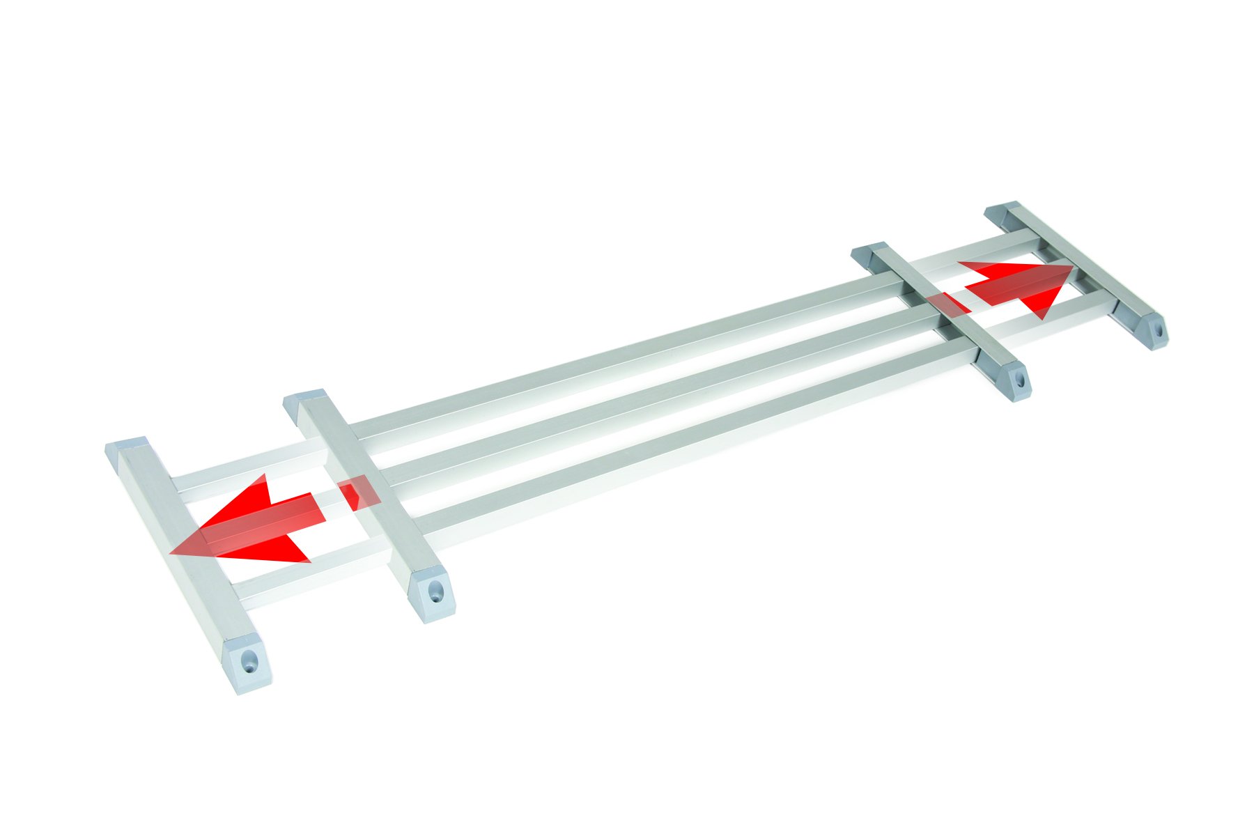 Camco RV Screen Door Push Bar | Adjustable from 20 to 32-inches | Adds Strength and Stability to RV Screen Door | (43977)