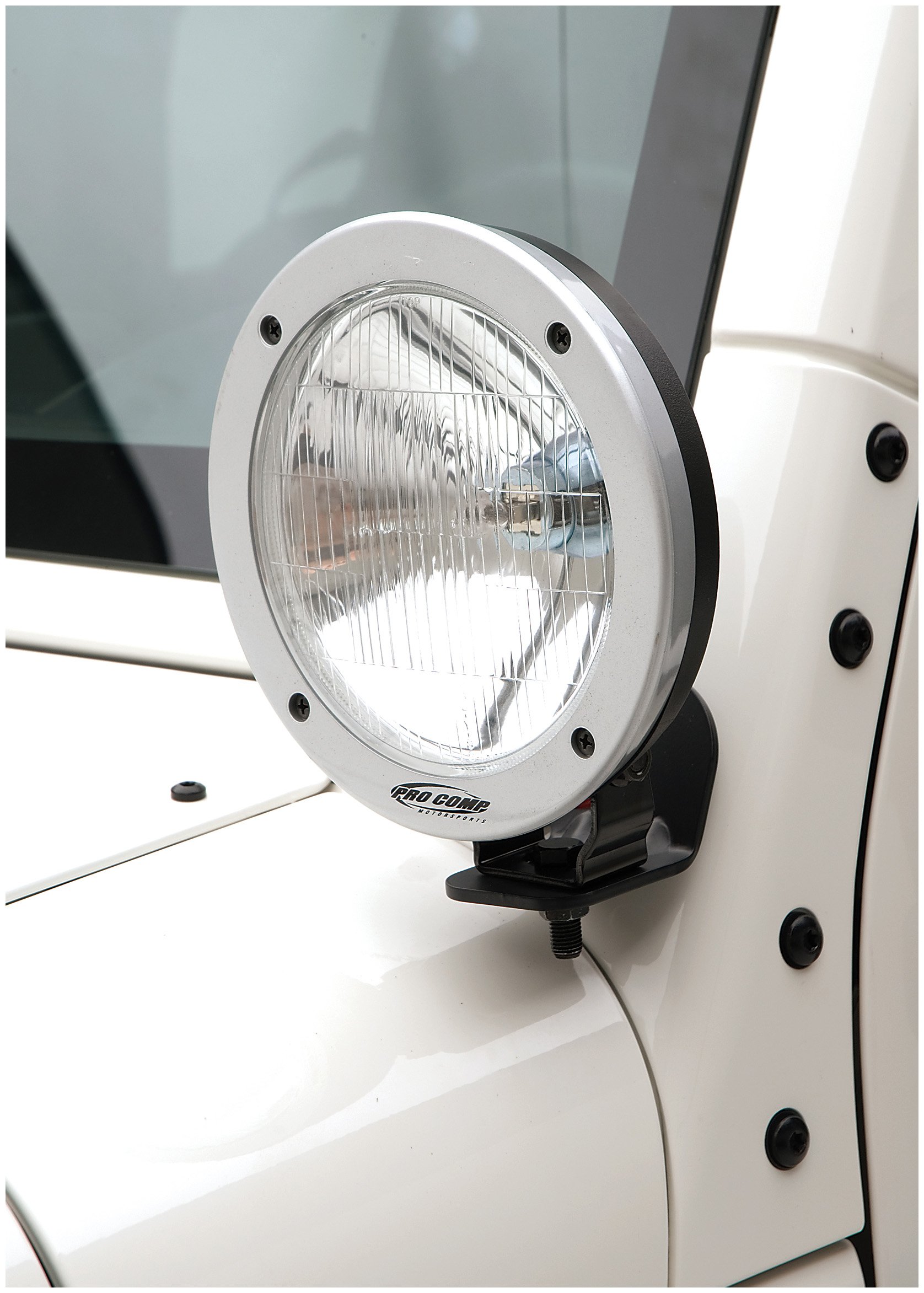 Smittybilt Windshield Light Bracket (Black) - 7690