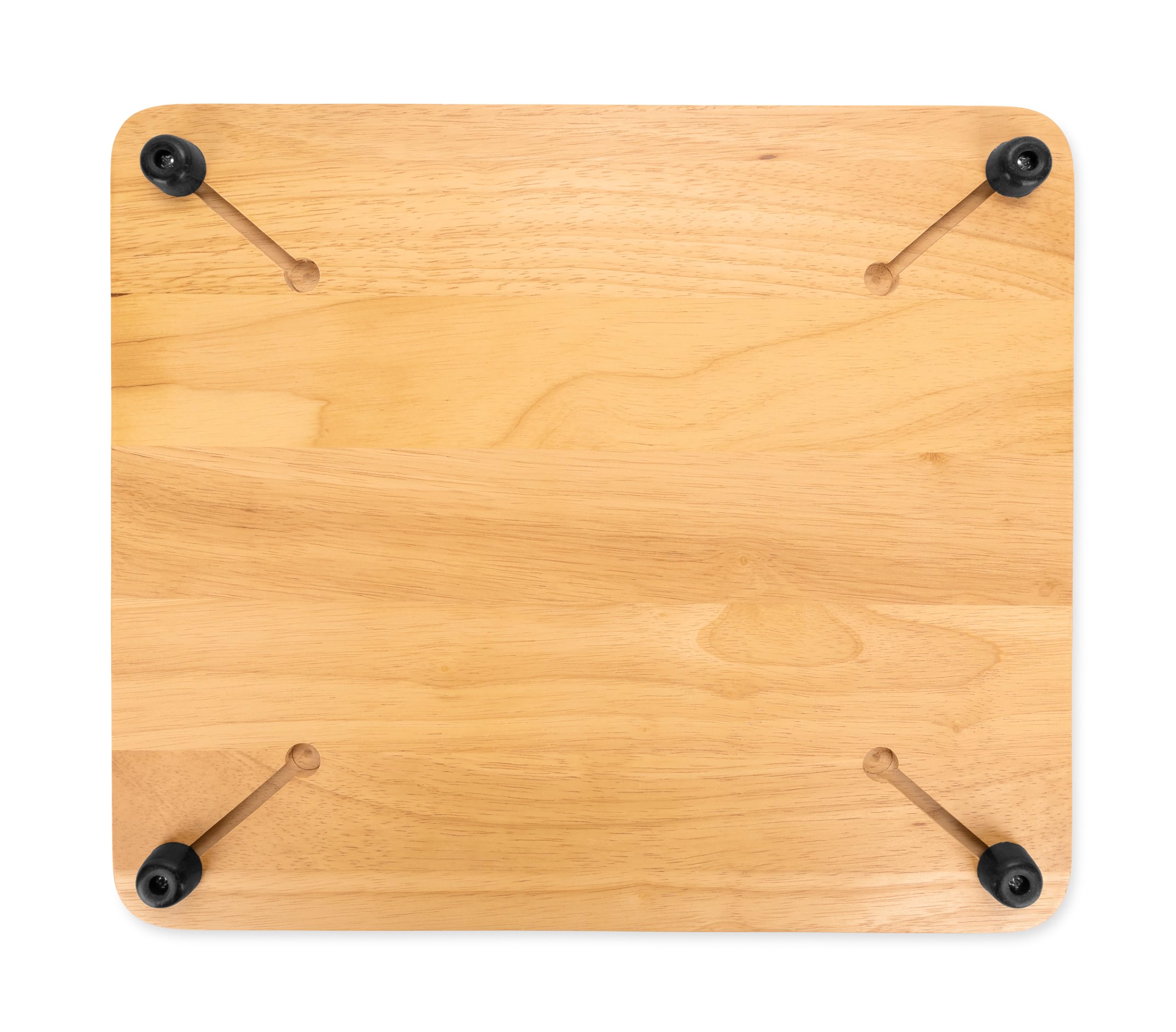 Camco RV Oak Accents Sink Cover, 13" x 15" | Adds Additional Counter and Cooking Space in Your Camper or RV Kitchen | Features an Oak Wood Finish with Adjustable Rubber Feet (43431)