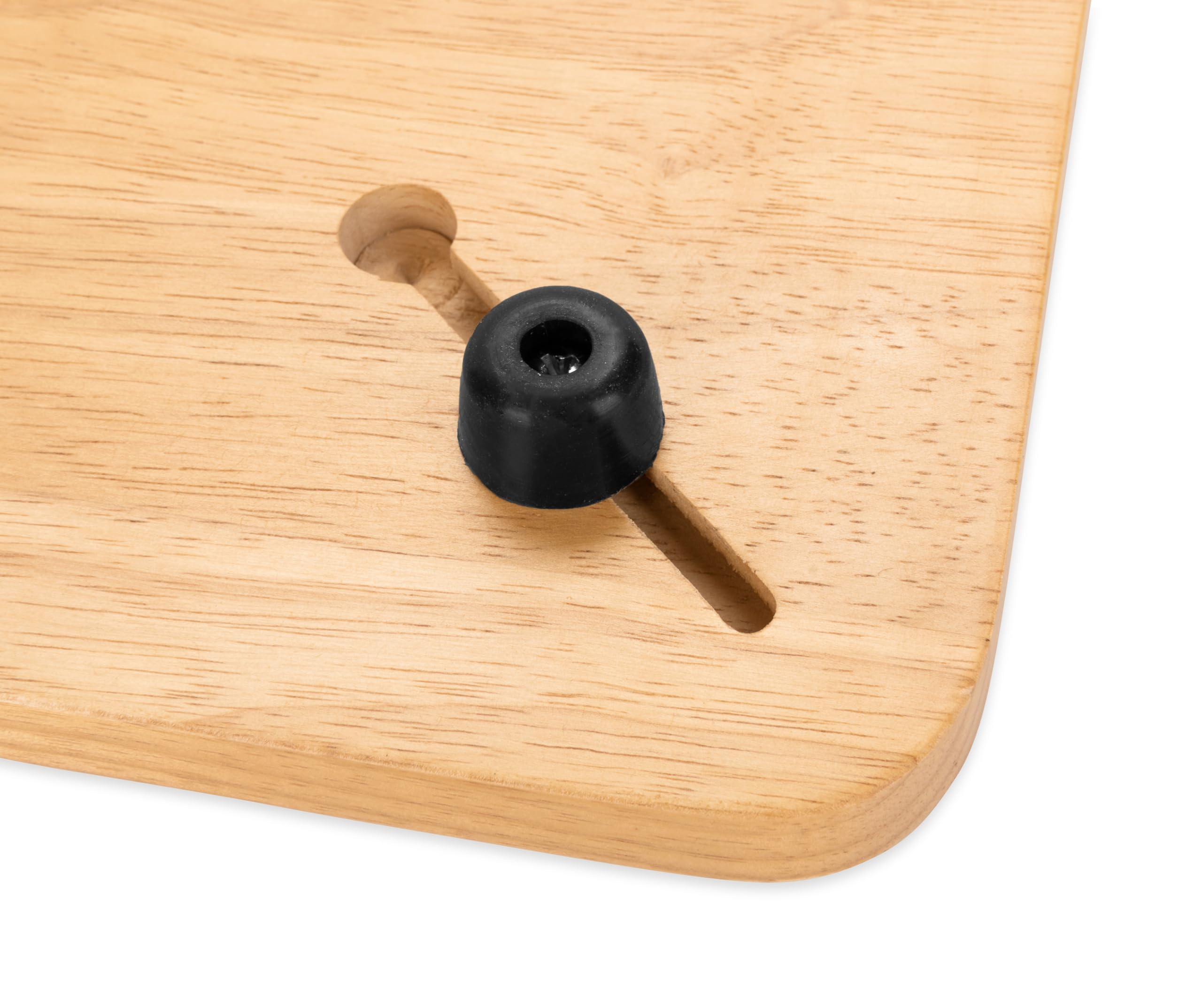 Camco RV Oak Accents Sink Cover, 13" x 15" | Adds Additional Counter and Cooking Space in Your Camper or RV Kitchen | Features an Oak Wood Finish with Adjustable Rubber Feet (43431)