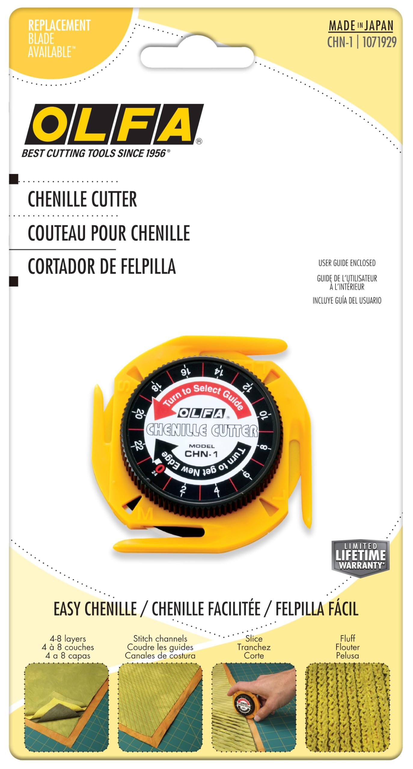 OLFA Chenille Cutter, Yellow