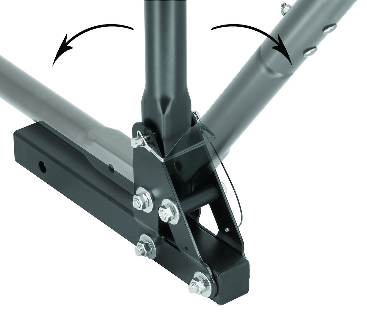 Pro-Series 63124 Eclipse Black 2-Inch Sq. 4 Bike Carrier