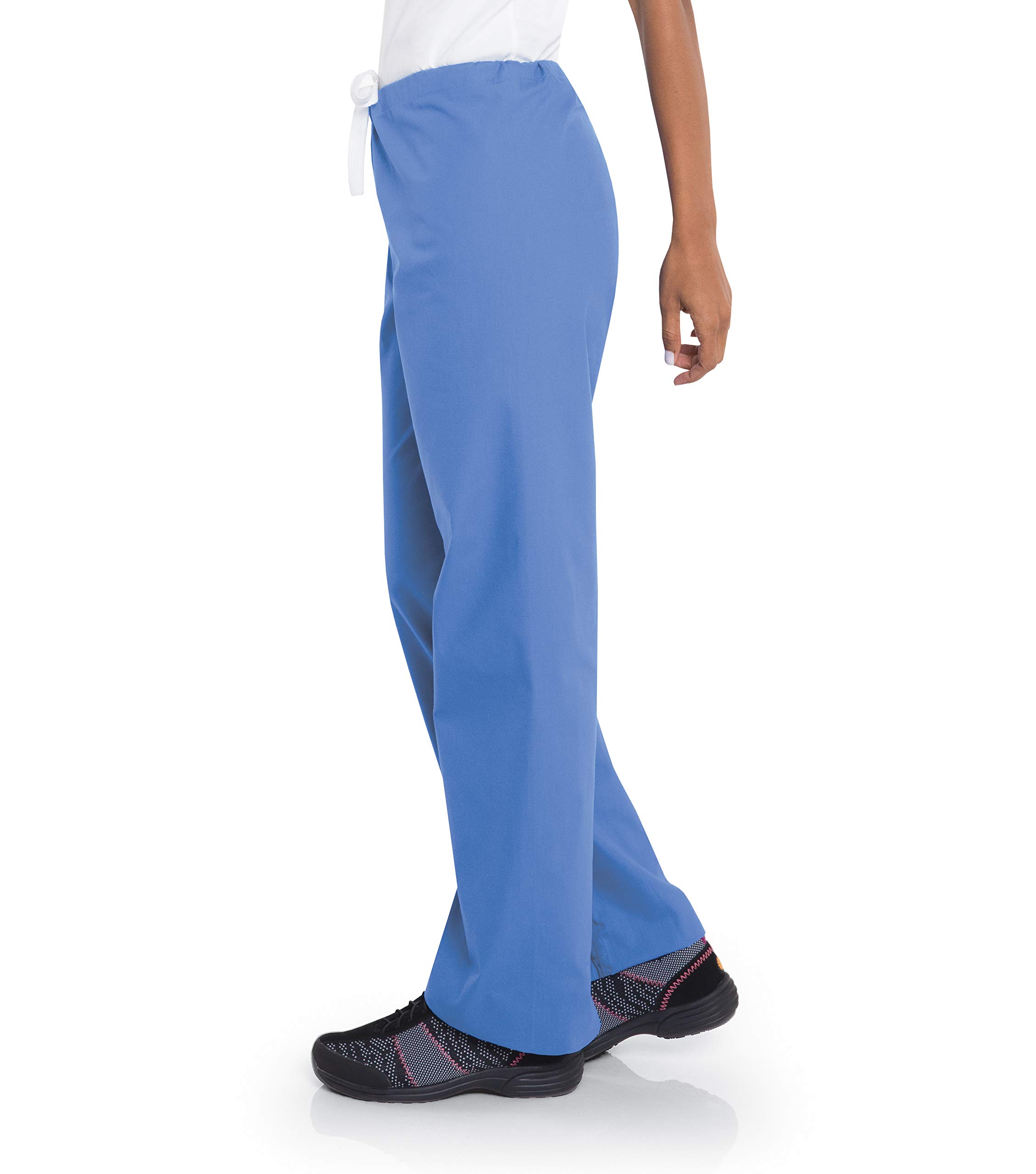 Urbane Essentials 9502 Relaxed Drawstring Pant,Ceil Blue,Medium Tall