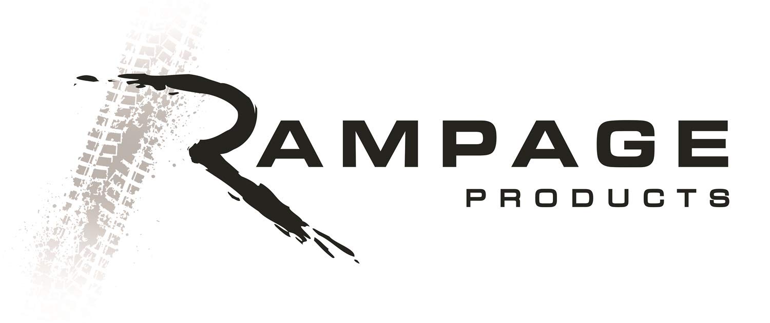 Rampage Adjustable Door Strap | Black | 769401 | Fits 1976-2006 Jeep CJ, Wrangler YJ & TJ