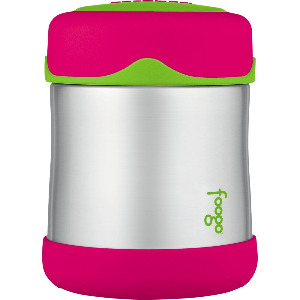 Thermos Foogo Vacuum Insulated Stainless Steel 10-Ounce Food Jar, Pink/Purple