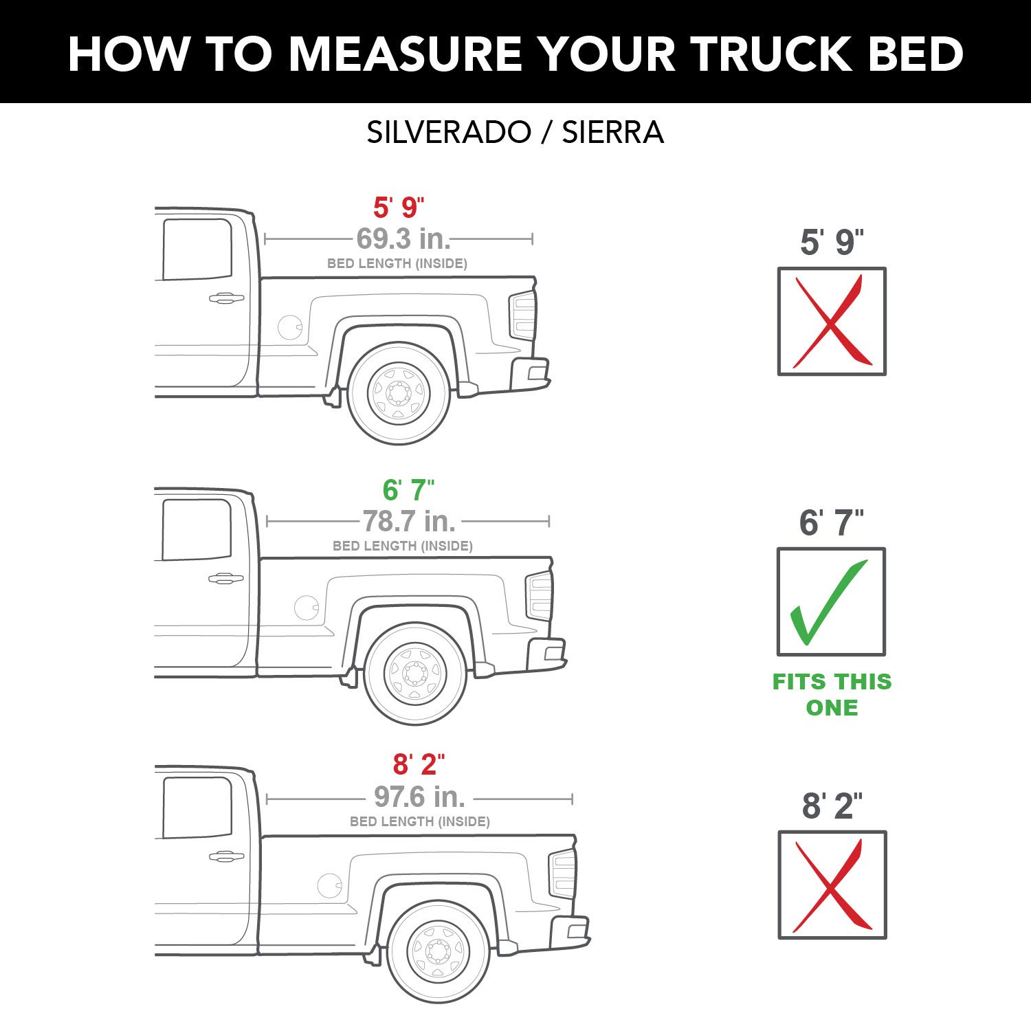 Roll N Lock M-Series Retractable Truck Bed Tonneau Cover | LG207M | Fits 2007 - 2013, 2014 HD Chevy/GMC Silverado/Sierra 6' 7" Bed (78.8")