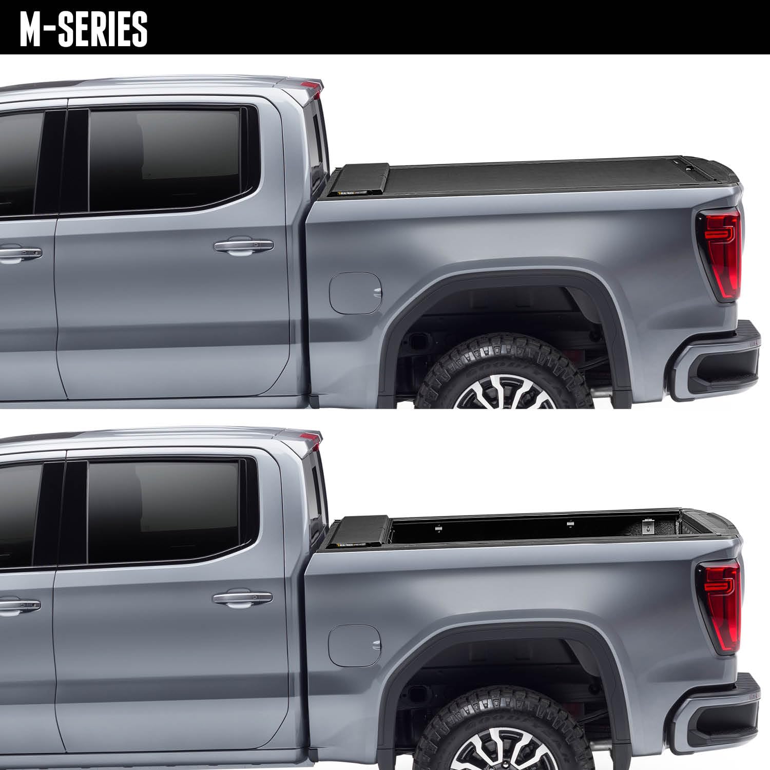 Roll N Lock M-Series Retractable Truck Bed Tonneau Cover | LG207M | Fits 2007 - 2013, 2014 HD Chevy/GMC Silverado/Sierra 6' 7" Bed (78.8")