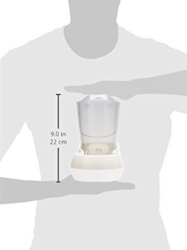 Van Ness Pets Extra Small Auto Gravity Feeder, 1.5 Pound Capacity for Dogs and Cats, White