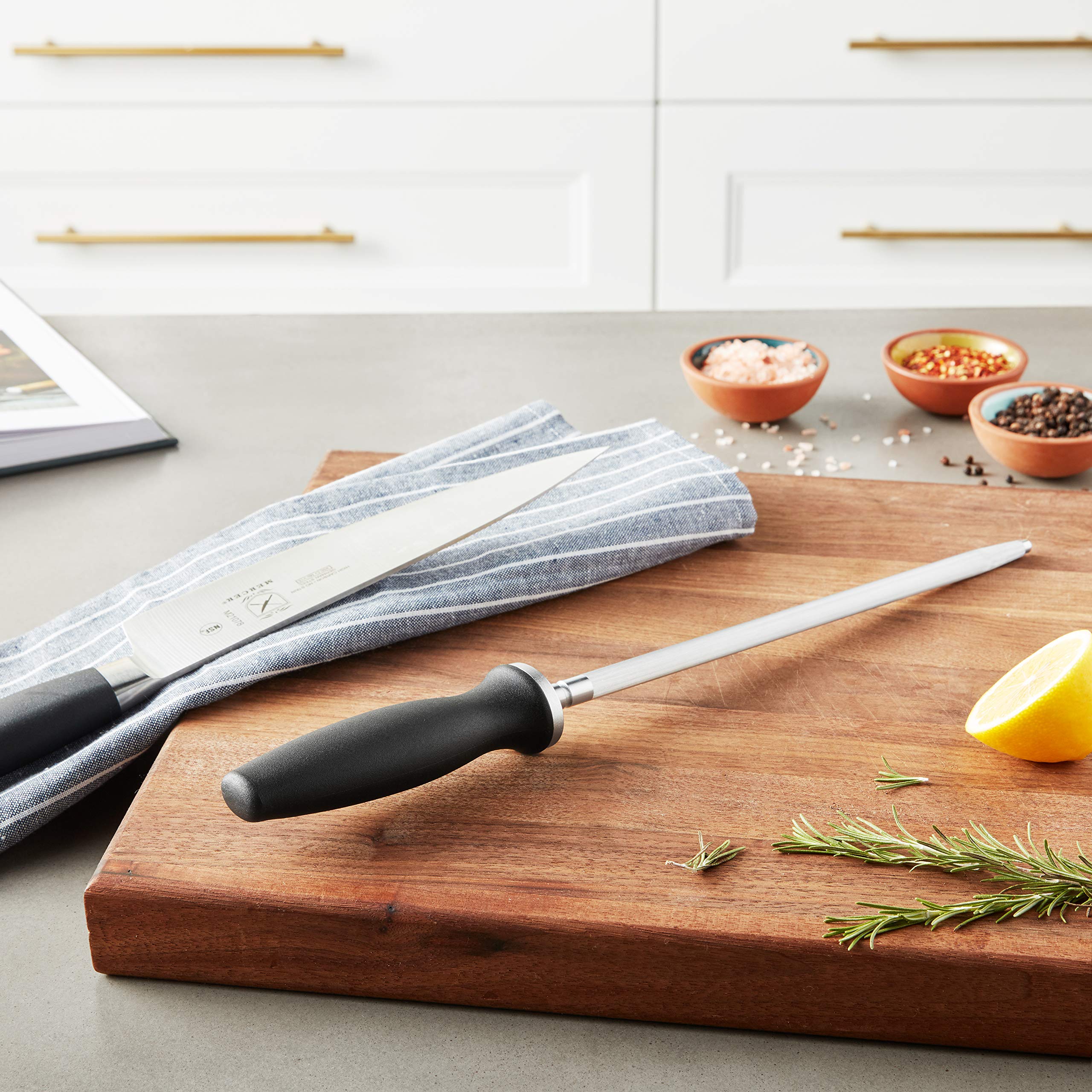 Mercer Culinary Genesis Knife Sharpening Steel, 10 Inch