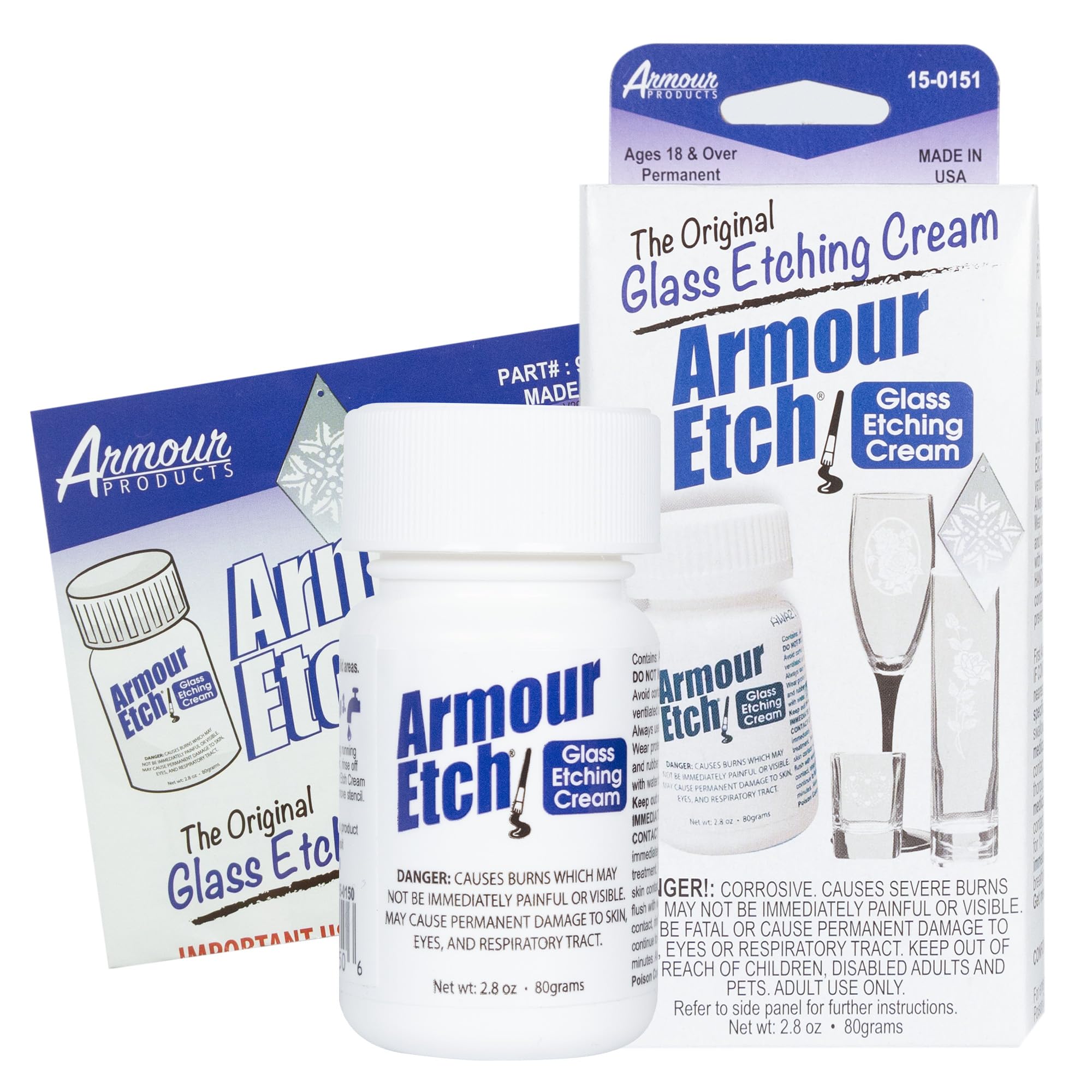 Armour Etch Glass Etching Cream (2.8oz)