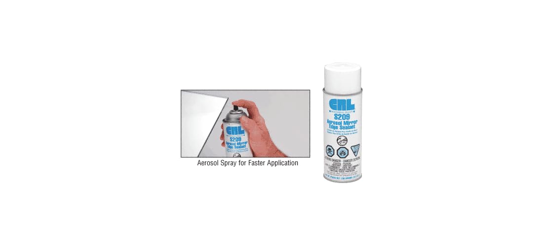 C.R. Laurence S209 CRL Aerosol Mirror Edge Sealant