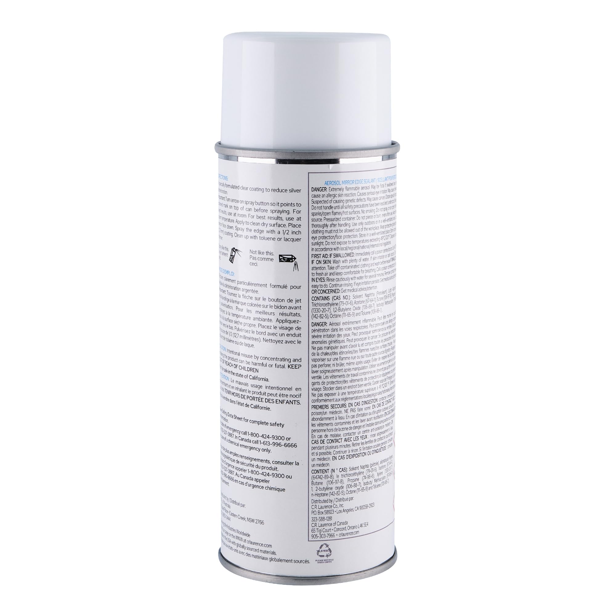 C.R. Laurence S209 CRL Aerosol Mirror Edge Sealant