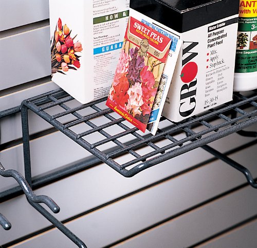 Organized Living 7115520050 Activity Organizer Garden Rack with Basket,Granite Gray