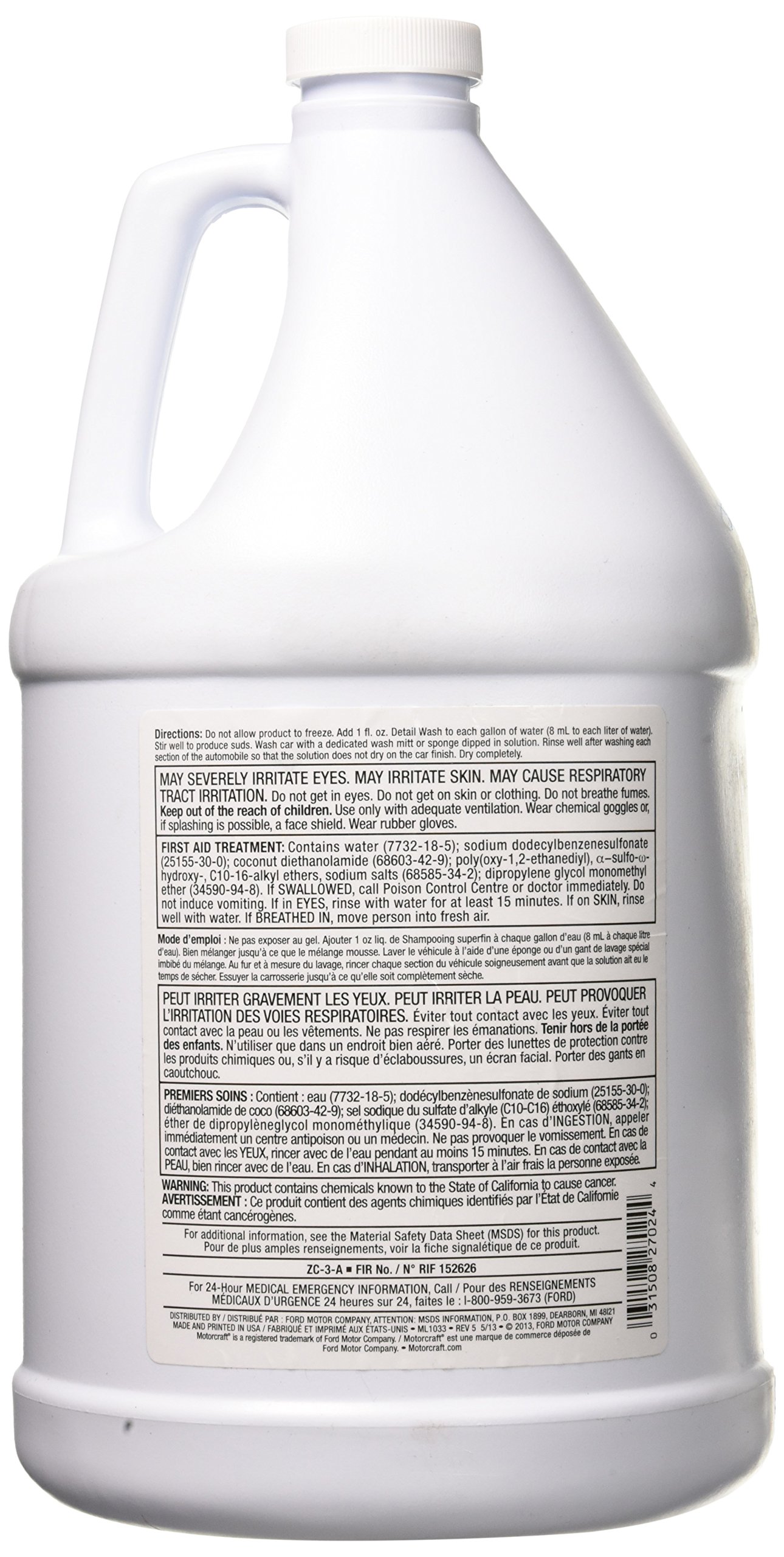 Genuine Ford Fluid ZC-3-A Detail Wash - 1 Gallon