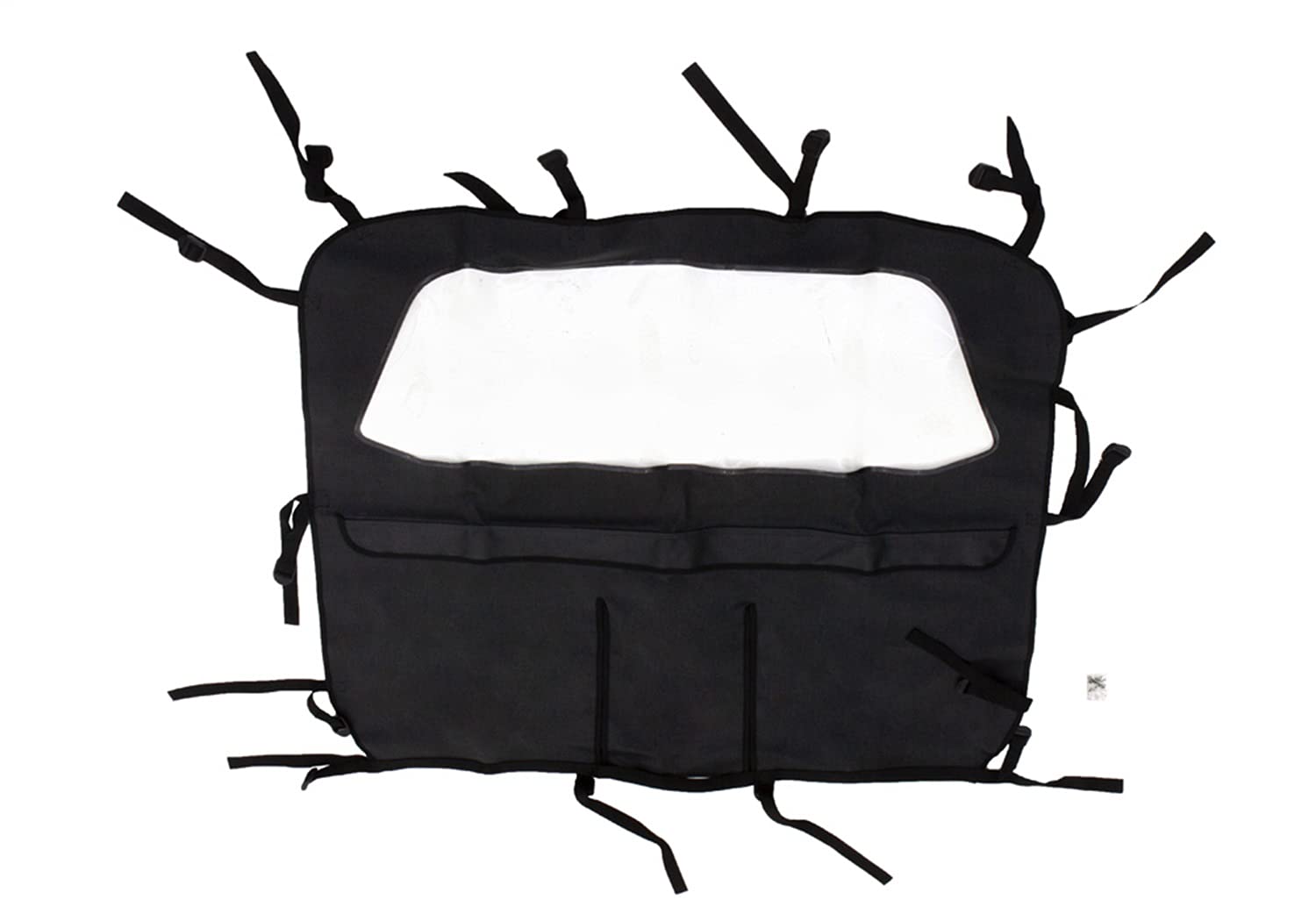 RAMPAGE PRODUCTS 90015R Windbreaker for 1980-2006 Jeep CJ, Wrangler YJ & TJ, Black Denim