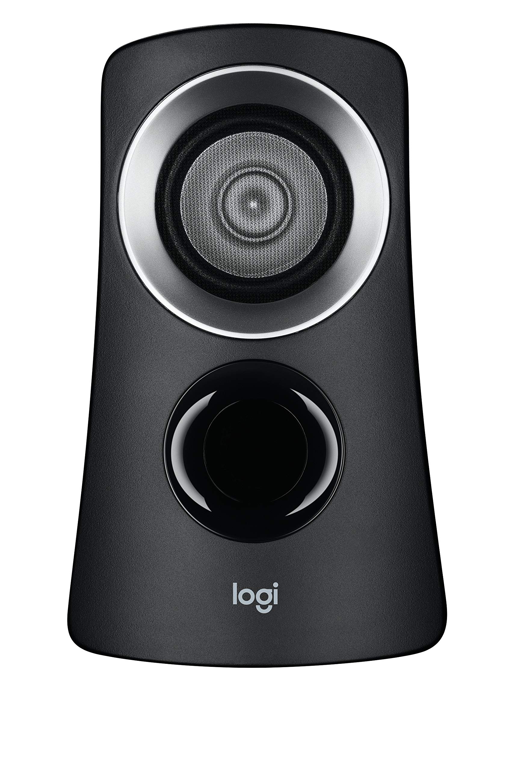 Logitech Z313 2.1 Multimedia Speaker System with Subwoofer, Full Range Audio, 50 Watts Peak Power, Strong Bass, 3.5mm Inputs, PC/PS4/Xbox/TV/Smartphone/Tablet/Music Player - Black