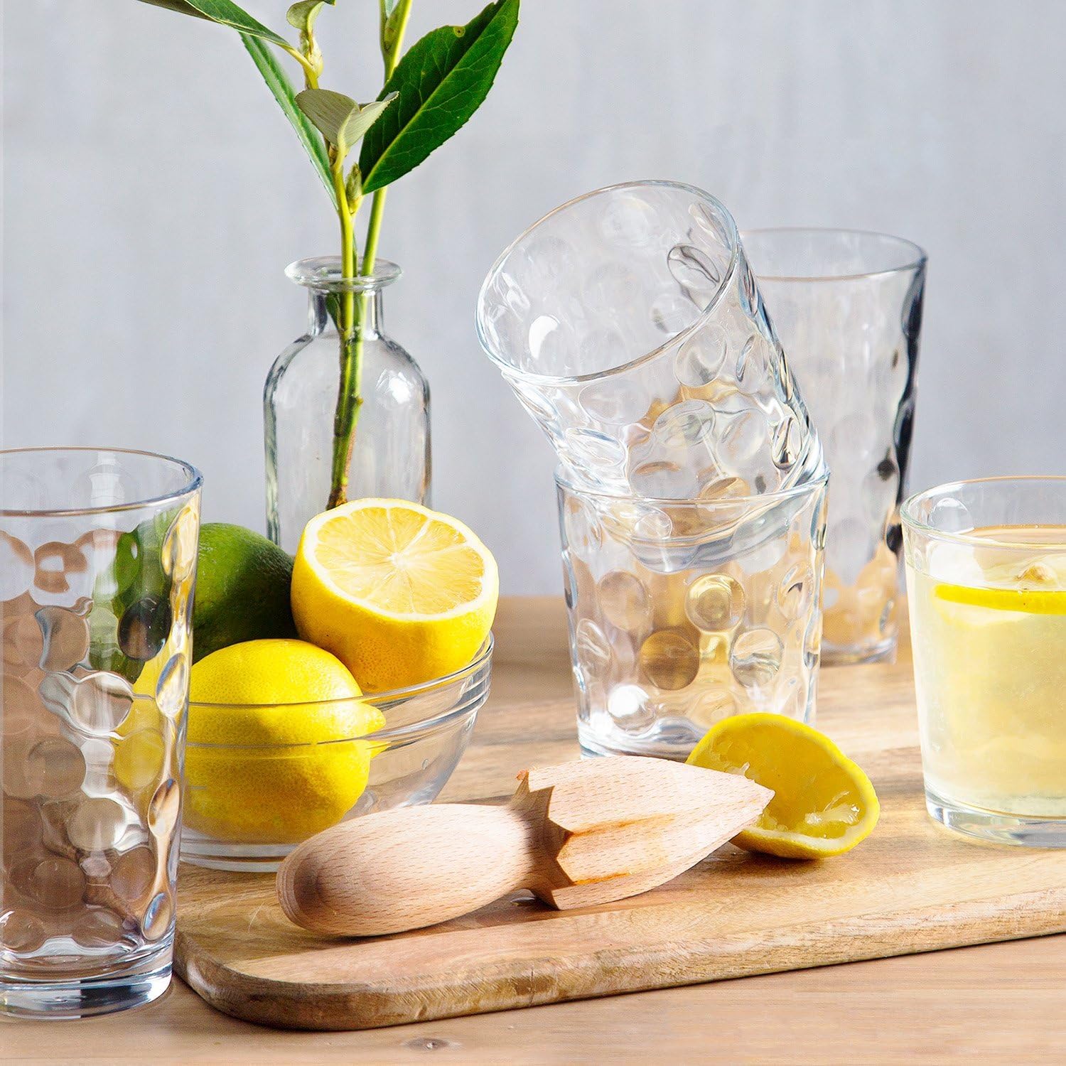 Home Essentials 12-Piece Galaxy Glassware Set