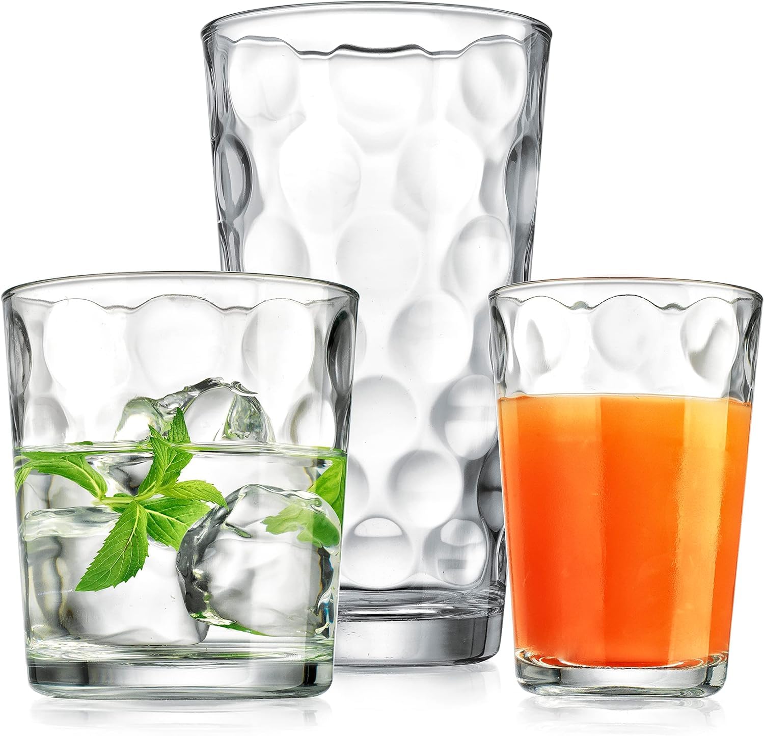 Home Essentials 12-Piece Galaxy Glassware Set