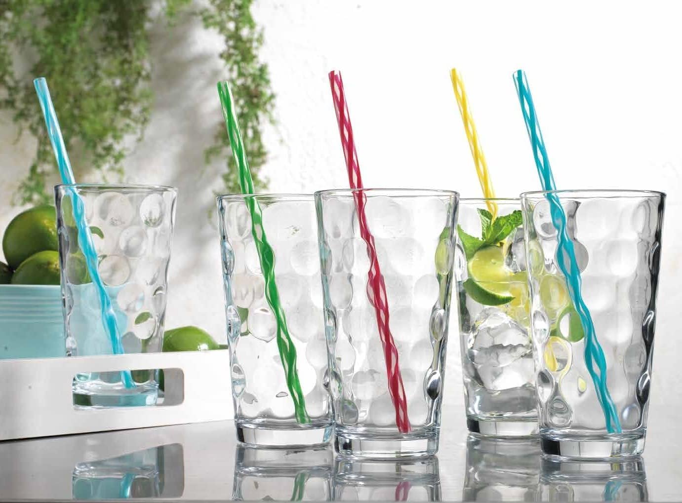 Home Essentials 12-Piece Galaxy Glassware Set