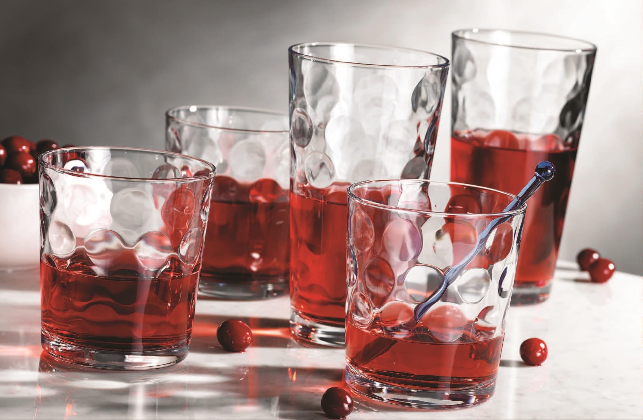 Home Essentials 12-Piece Galaxy Glassware Set