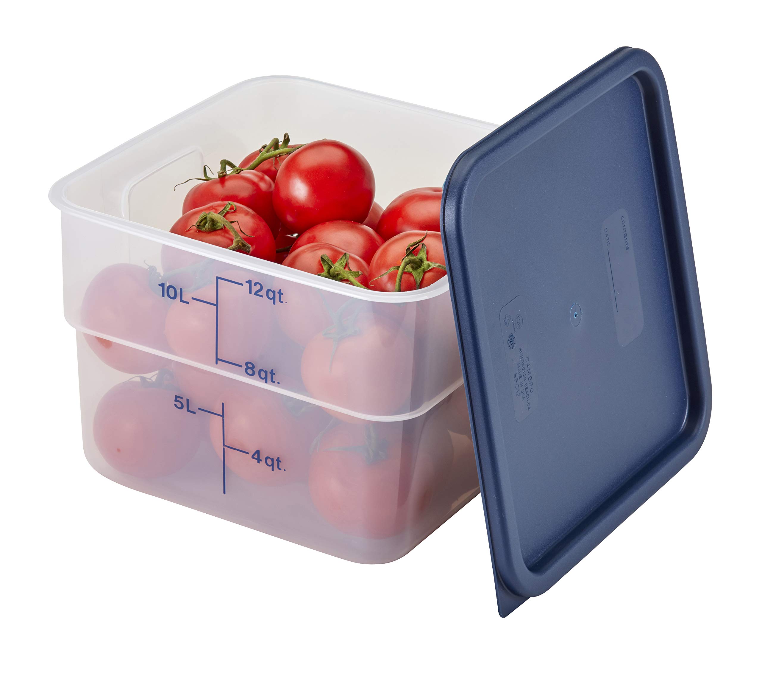 Cambro (12SFSPP190) 12 qt Polypropylene Food Storage Container - CamSquare®
