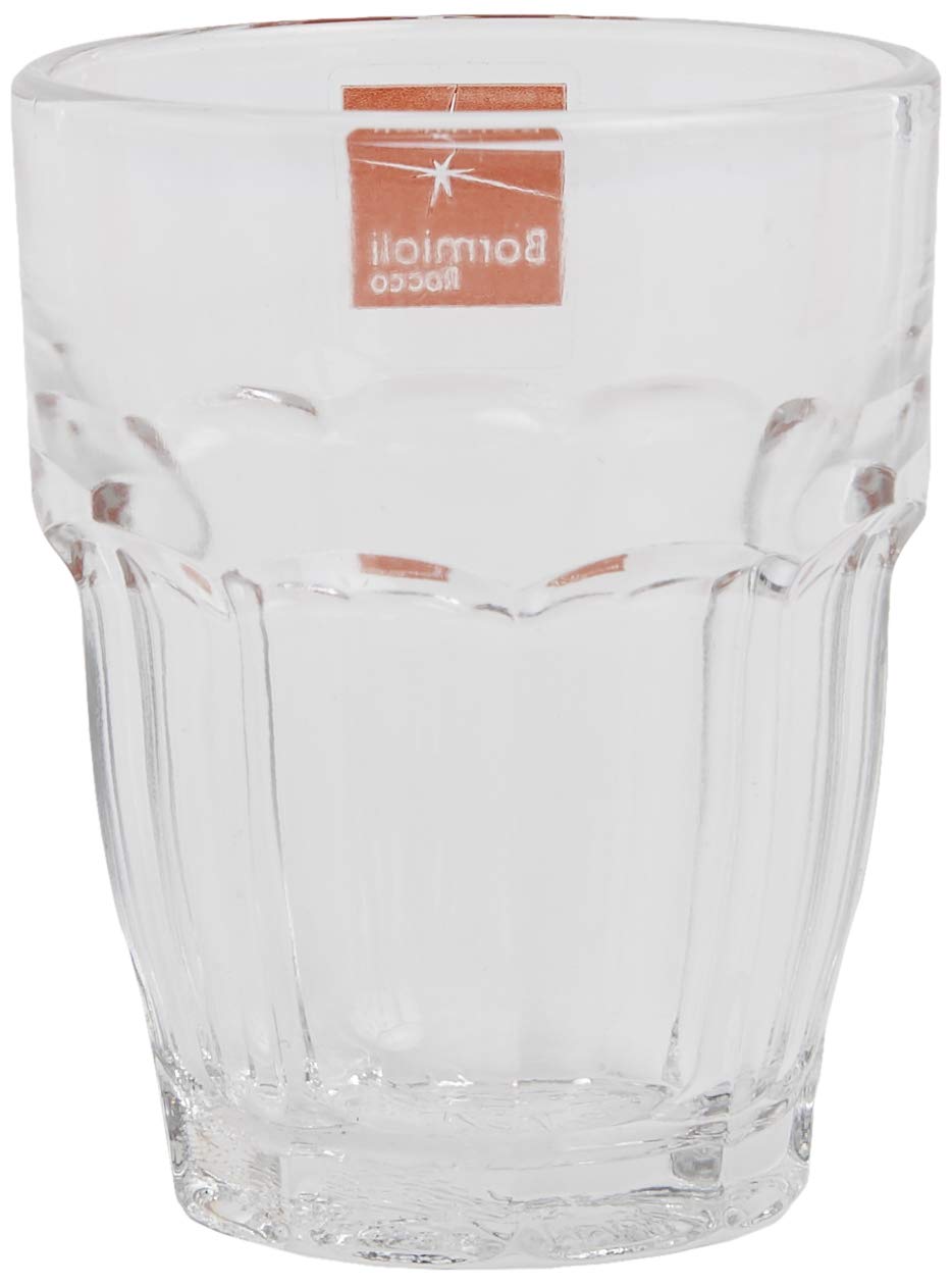 Bormioli Rocco Rock Bar Stackable Shot Glasses – Set Of 6 Dishwasher Safe Drinking Glasses For Liquors & Spirits – 2.25oz Durable Tempered Glass