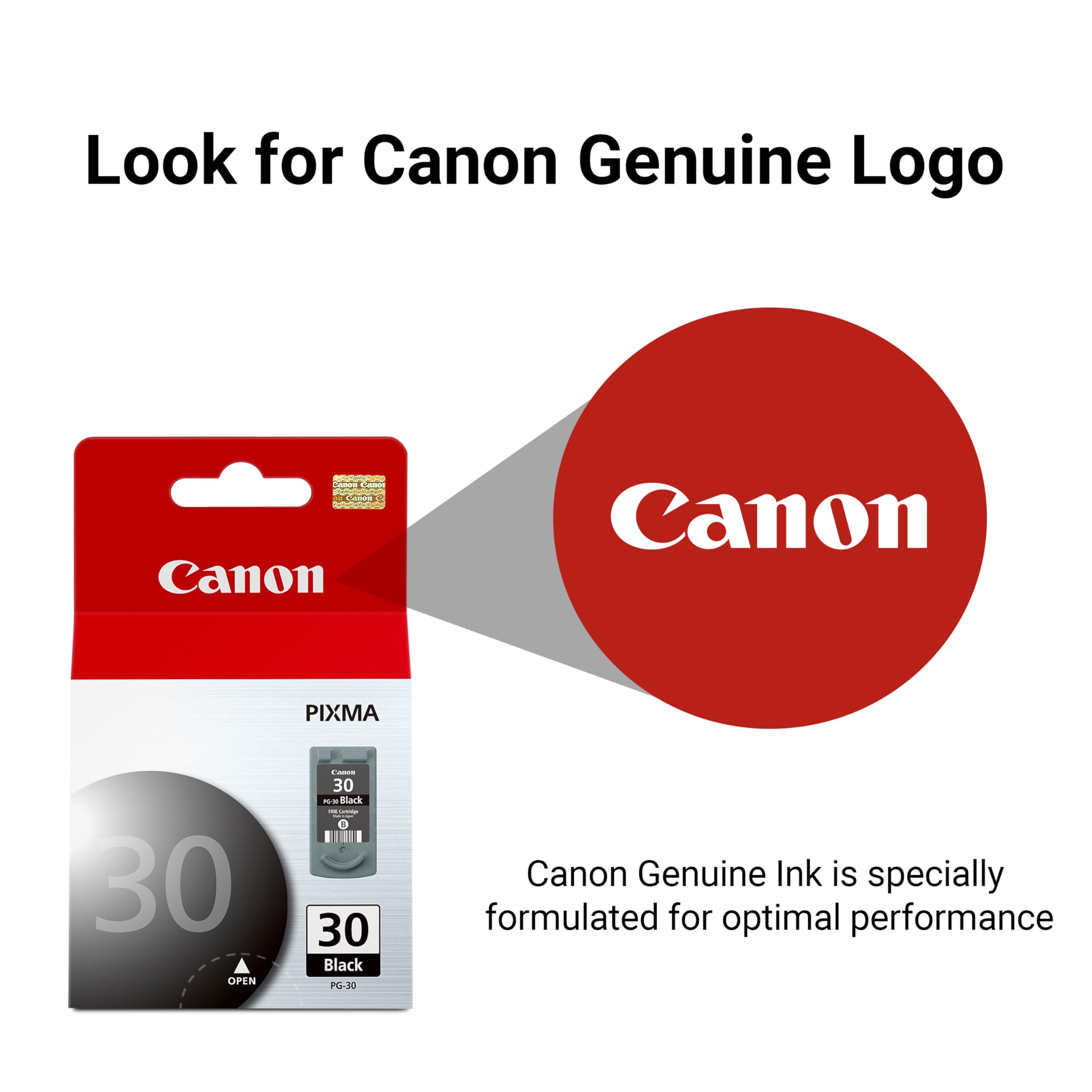Canon PG-30 Compatible to iP1800,iP2600,MP140,MP190/MP210,MP470,MX310/MX300 Printers