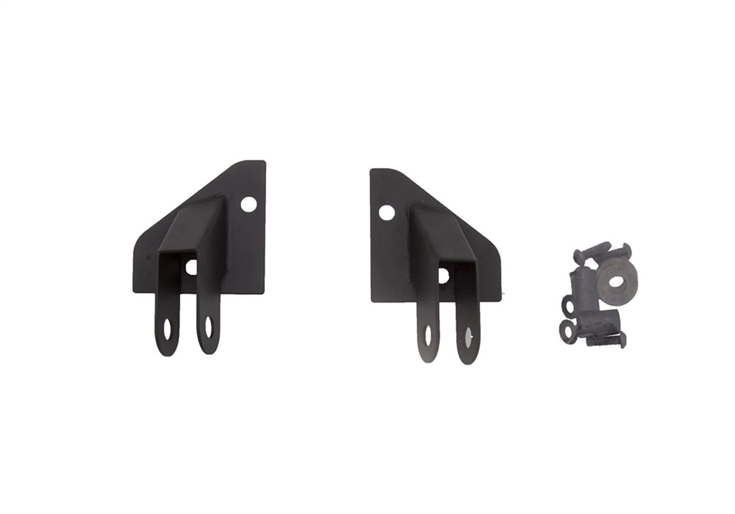 Rampage Mirror Relocation Bracket | Pair, Black | 8685 | Fits 1986 - 1995 Jeep Wrangler YJ