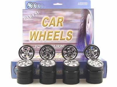 🚗 YMCtoys 1:18 Scale Model Car Spokes Chrome Rims Replacement 6Set 🚘