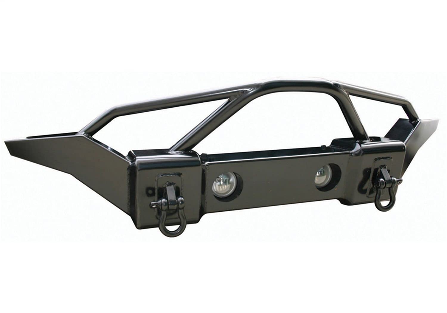 Rampage Front Recovery Bumper with Stinger | Steel, Textured Black | 88510 | Fits 2007 - 2018 Jeep Wrangler JK