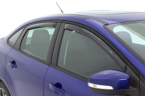 Auto Ventshade [AVS] Ventvisor / Rain Guards | Outside Mount | Smoke, 4 pc | 94059 | Fits 2001 - 2012 Ford Escape (05-12 Hybrid), 2008 - 2012 Mazda Tribute, 2005 - 2011 Mercury Mainer