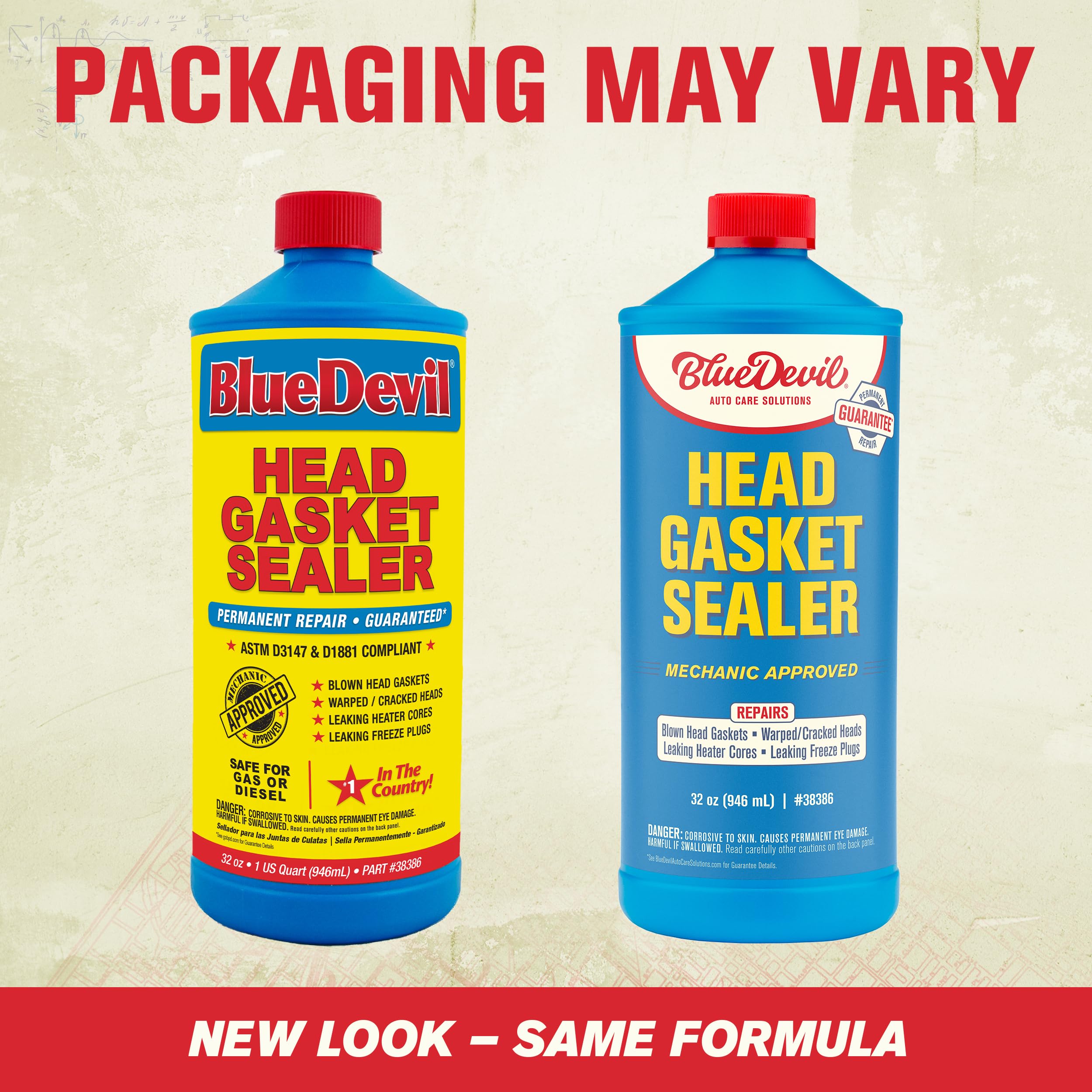 BlueDevil 38386 Head Gasket Sealer - 1 Quart