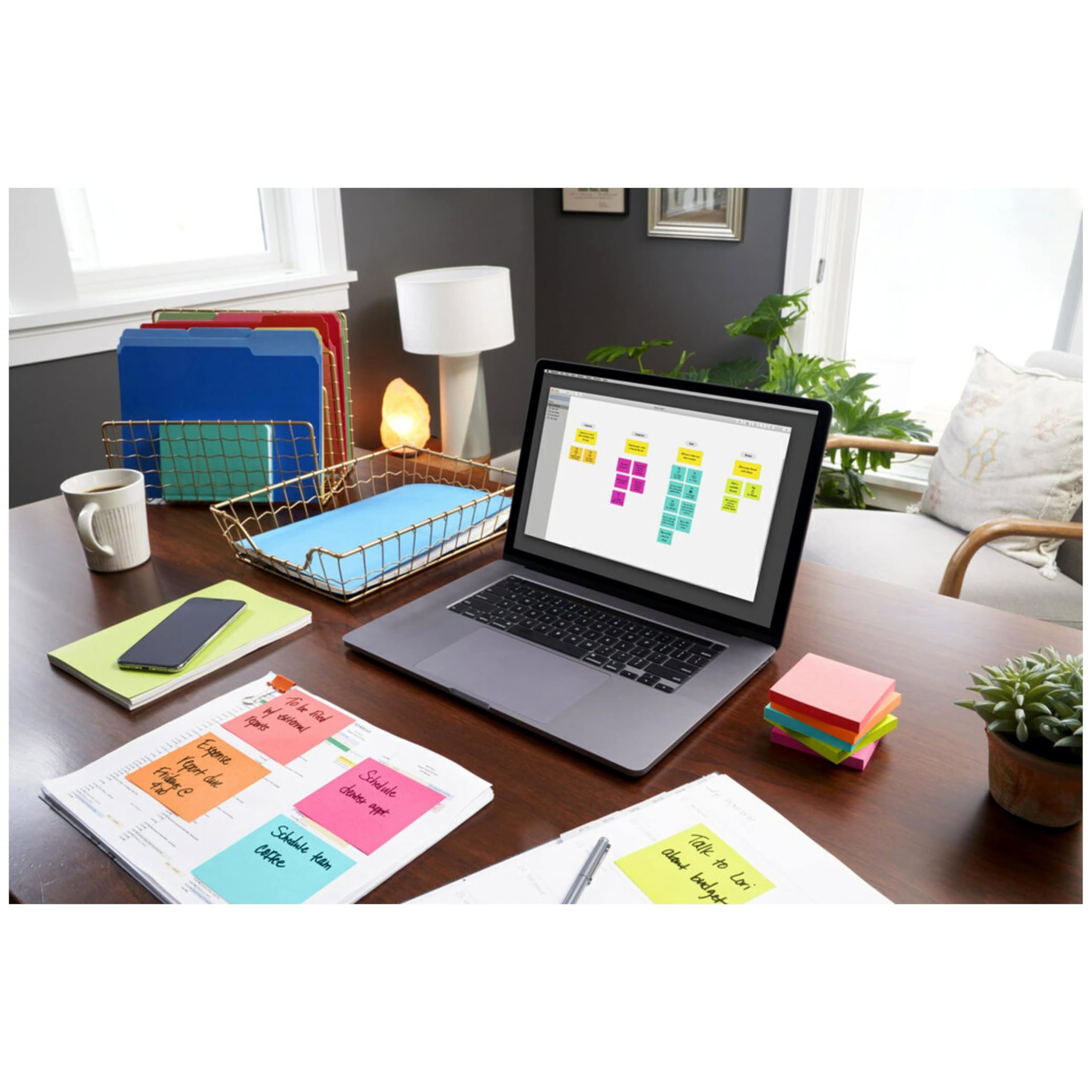 Post-it Pop-up Notes, 3x3 in, 12 Pads, America's #1 Favorite Sticky Notes, Poptimistic, Bright Colors, Clean Removal, Recyclable (R330-12AN)