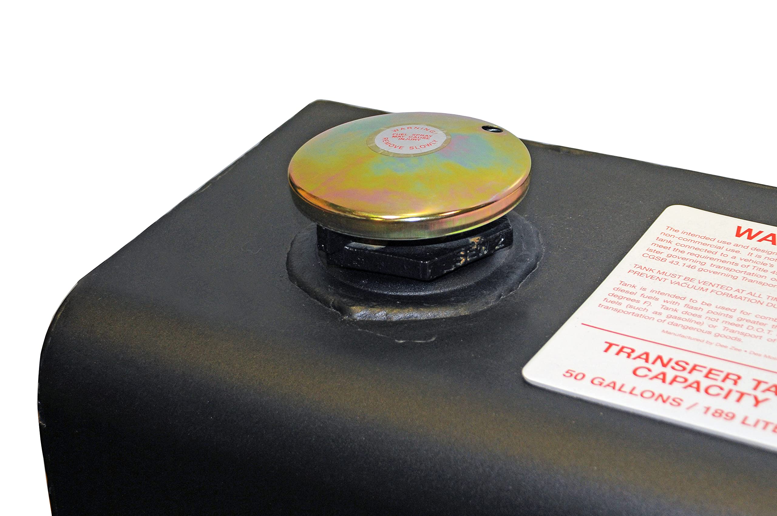 Dee Zee DZ91754SB (50 gallon) L-Shape Transfer Tank - Black Steel