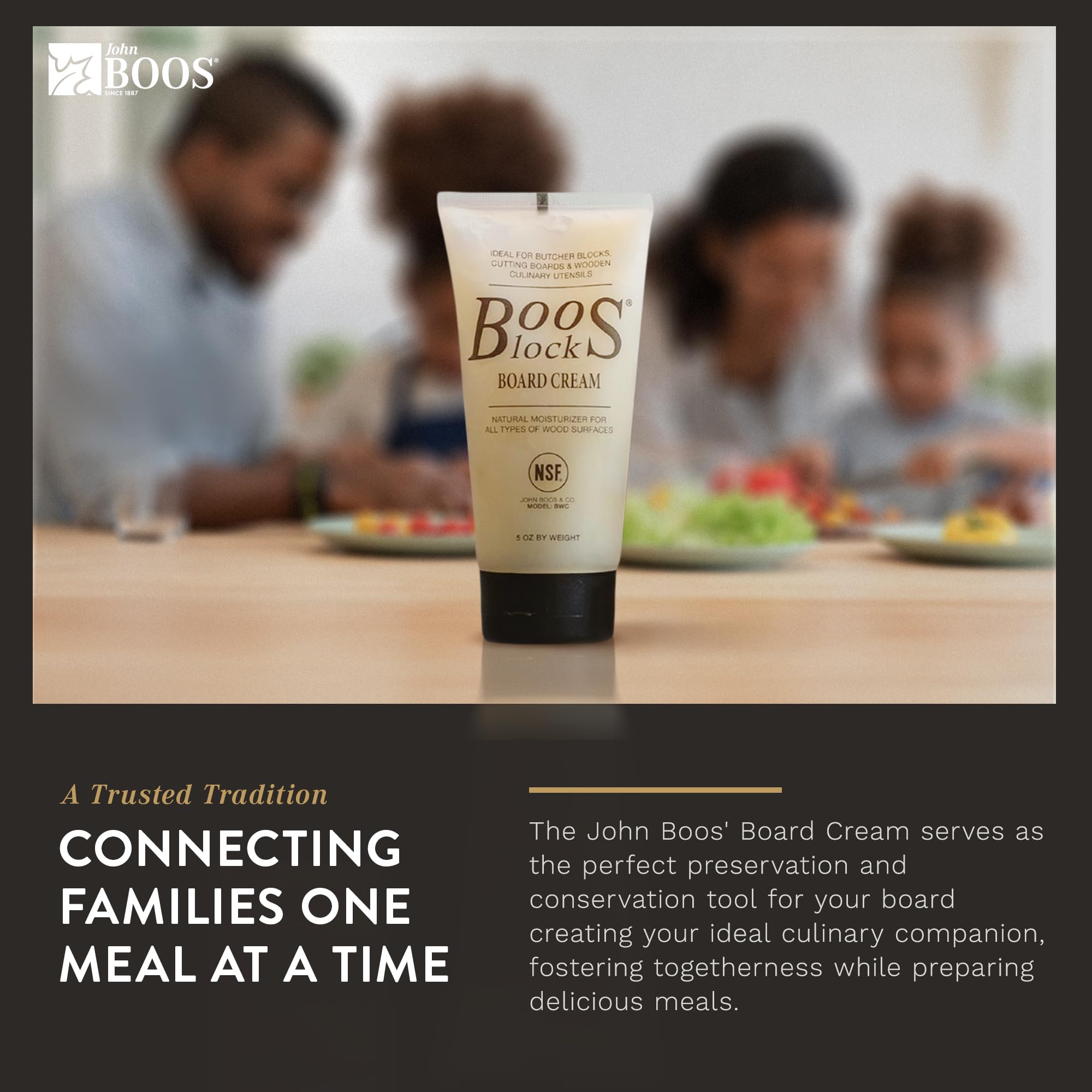 John Boos Block BWCB Butcher Block Board Cream, 5 Ounce