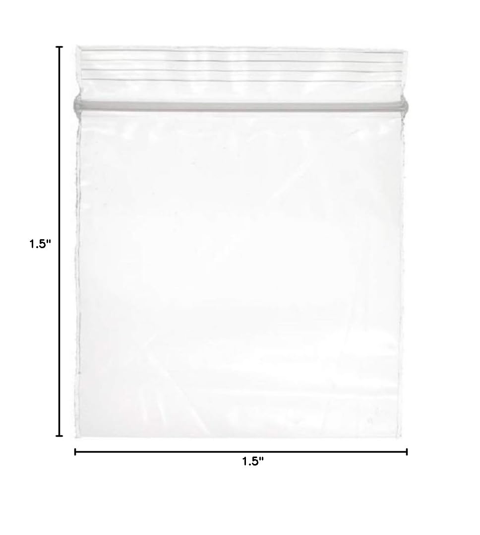 MINI ZIP LOCK BAGS 1 1/2 1000 BAGS