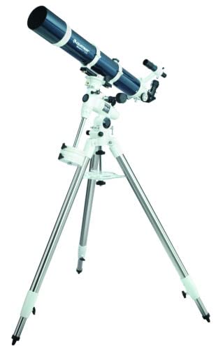 Celestron – Omni XLT 102 Refractor Telescope – Hand-Figured Refractor with XLT Optical Coatings – Manual German Equatorial EQ Mount with Setting Circles and Slow Motion Control – Includes Accessories