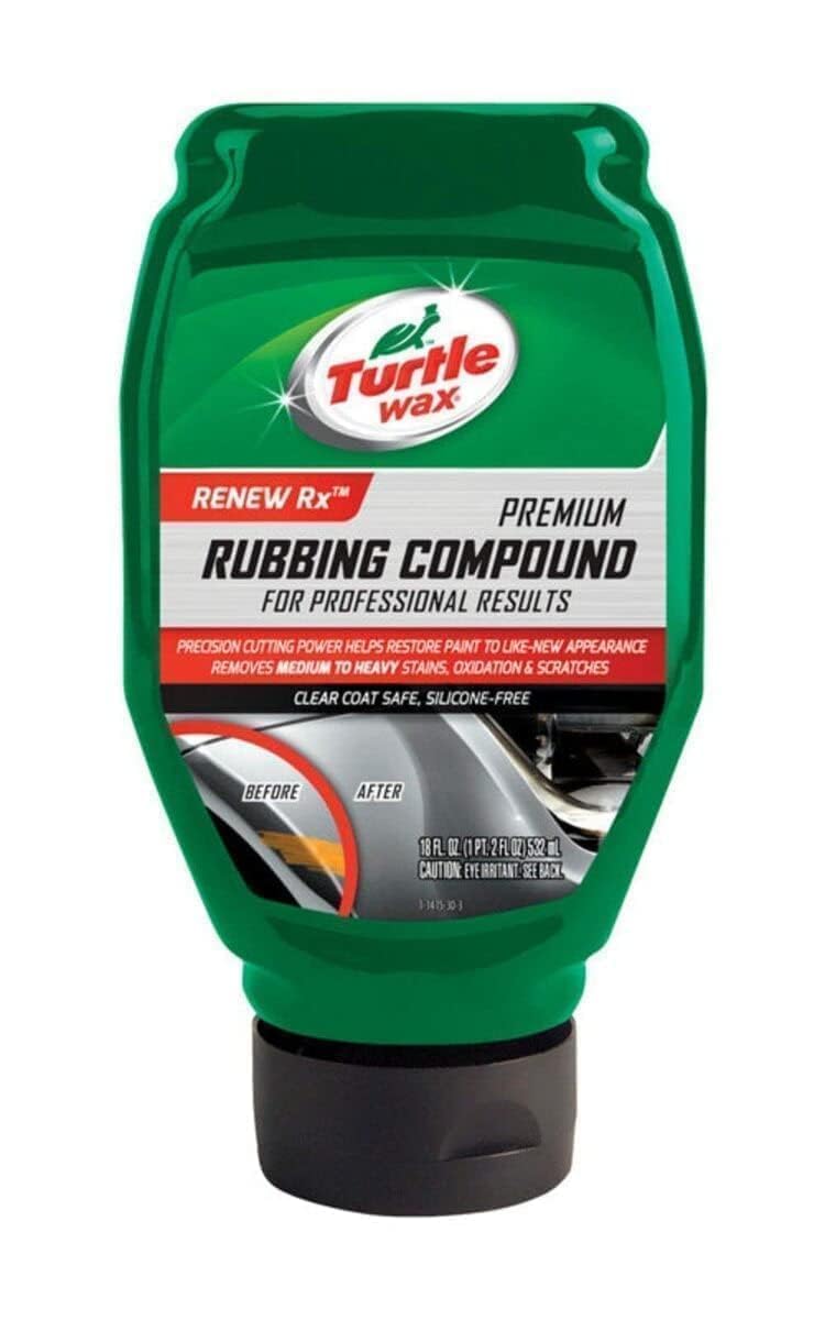 Turtle Wax T-415 Premium Grade Rubbing Compound - 18 oz. , Green