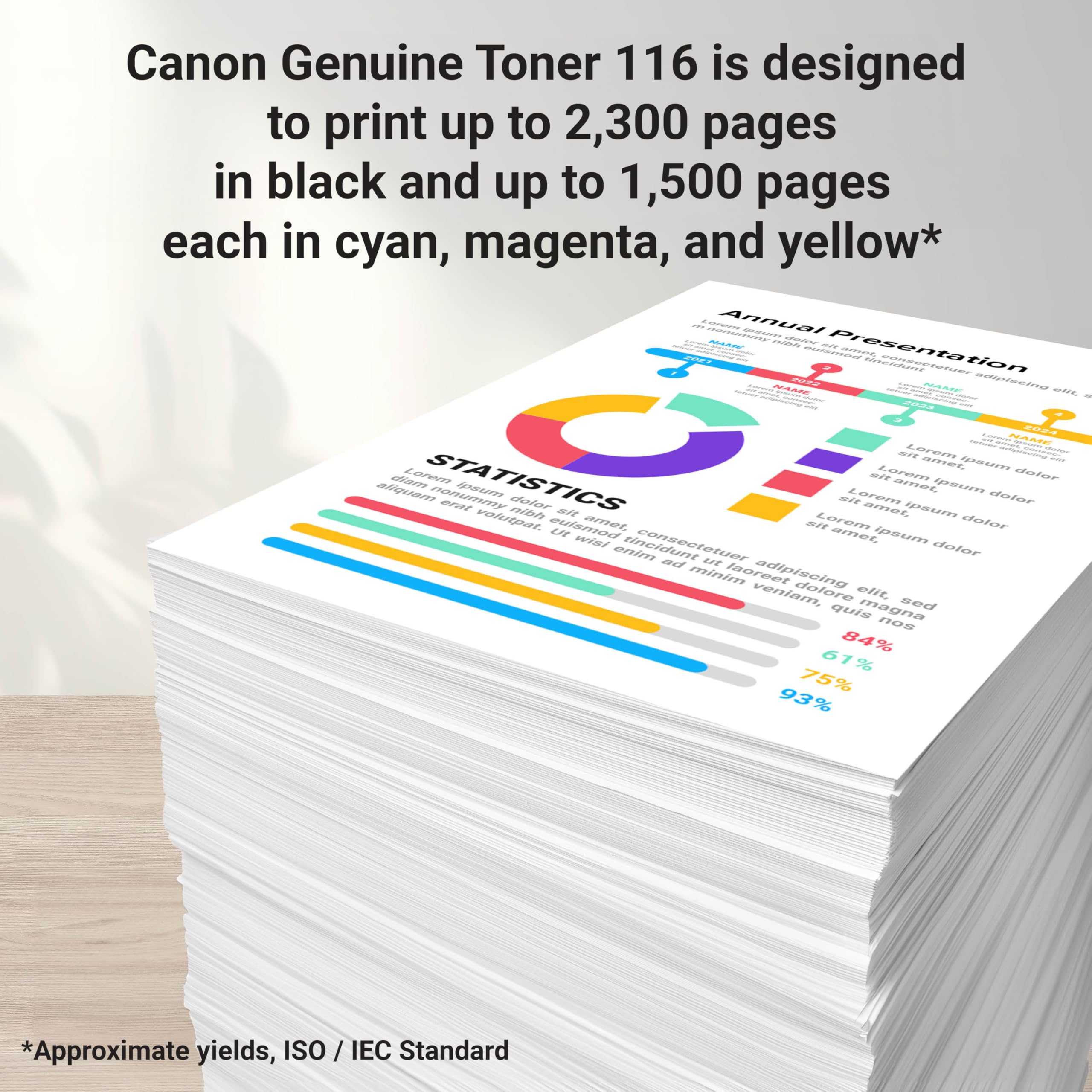 Canon Genuine Toner, Cartridge 116 Black (1980B001), 1 Pack, for Canon Color imageCLASS MF8050Cn, MF8080Cw Laser Printer (CNMCRTDG116BK)