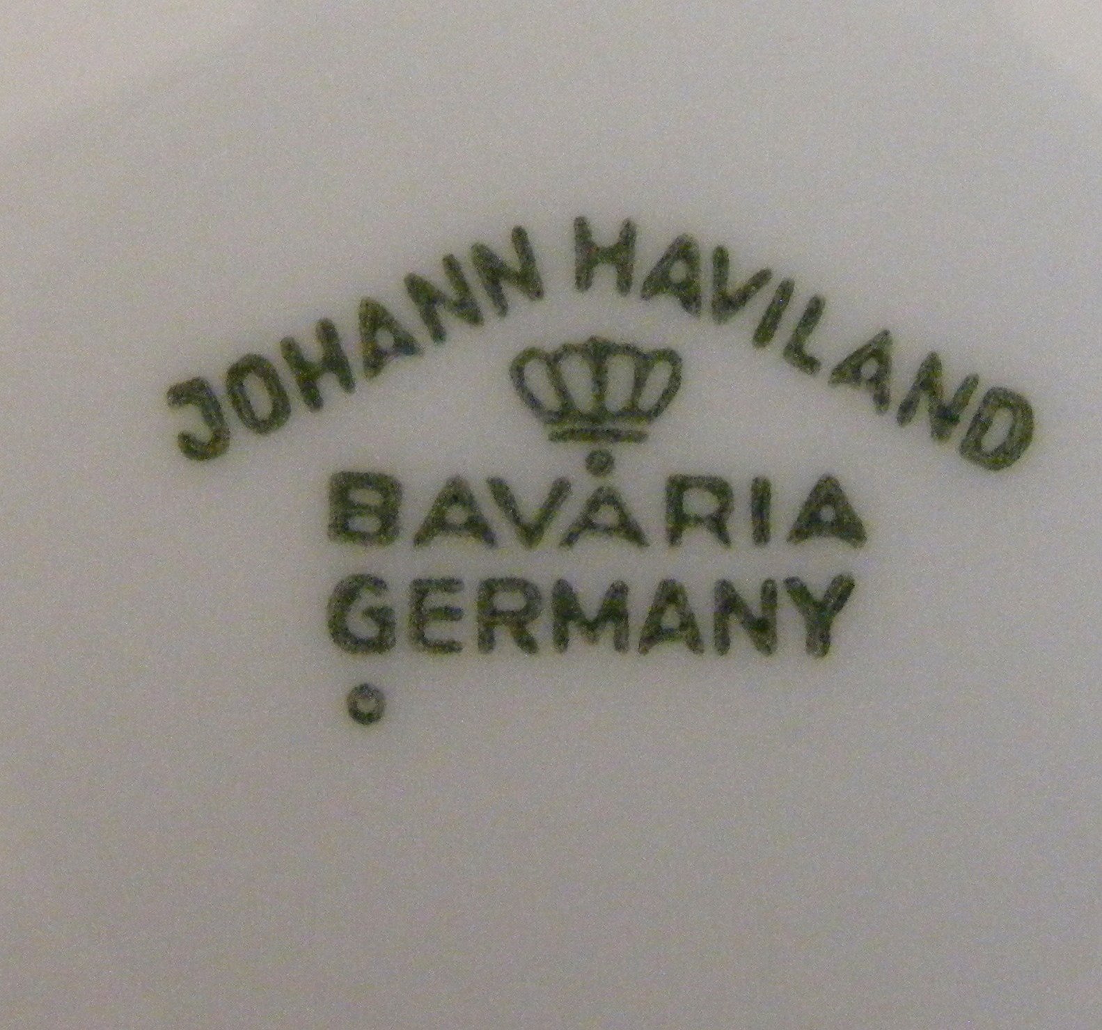 Johann Haviland Blue Garland Platter Small