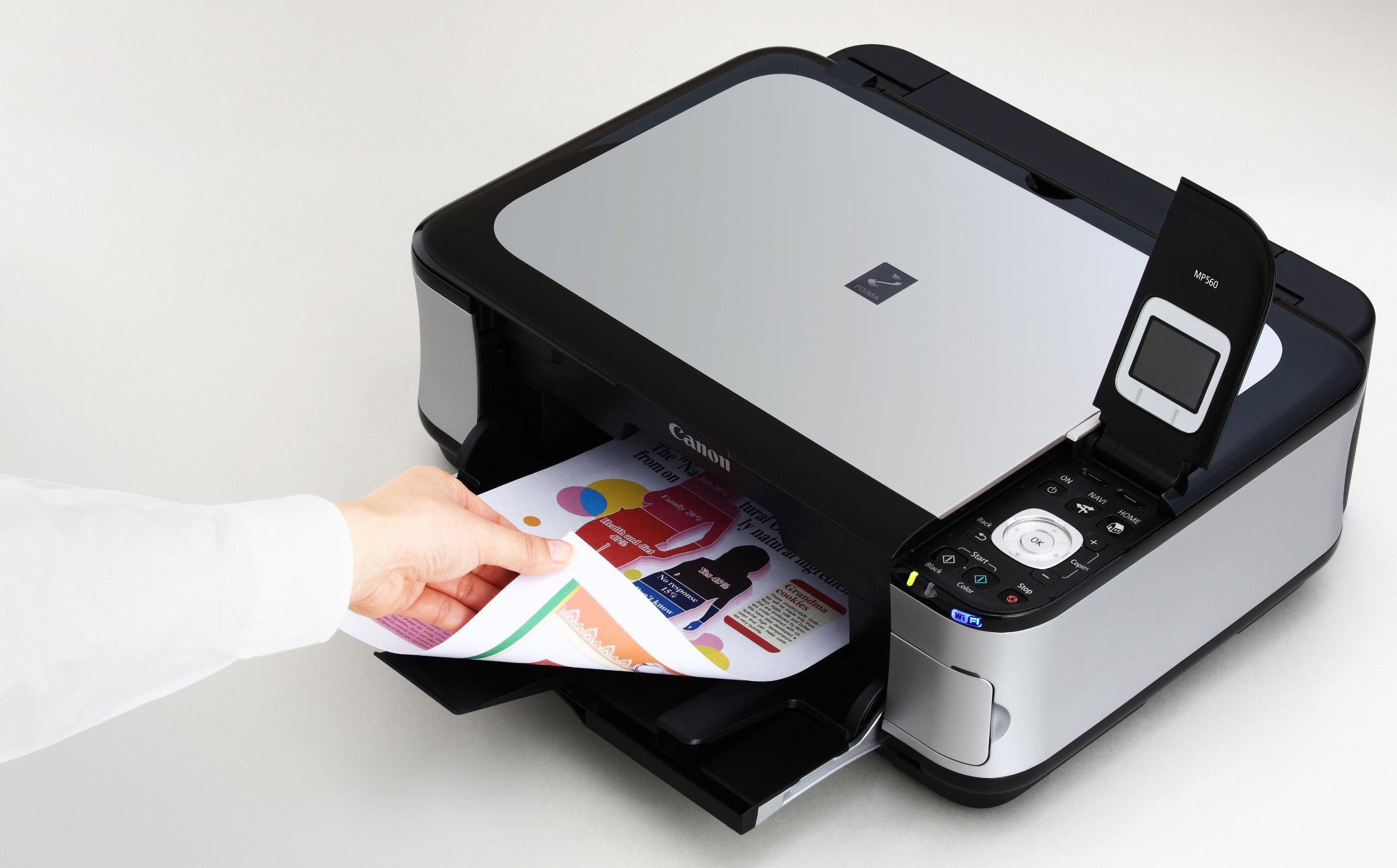 Canon PIXMA MP560 Wireless Inkjet All-In-One Photo Printer (3747B002)