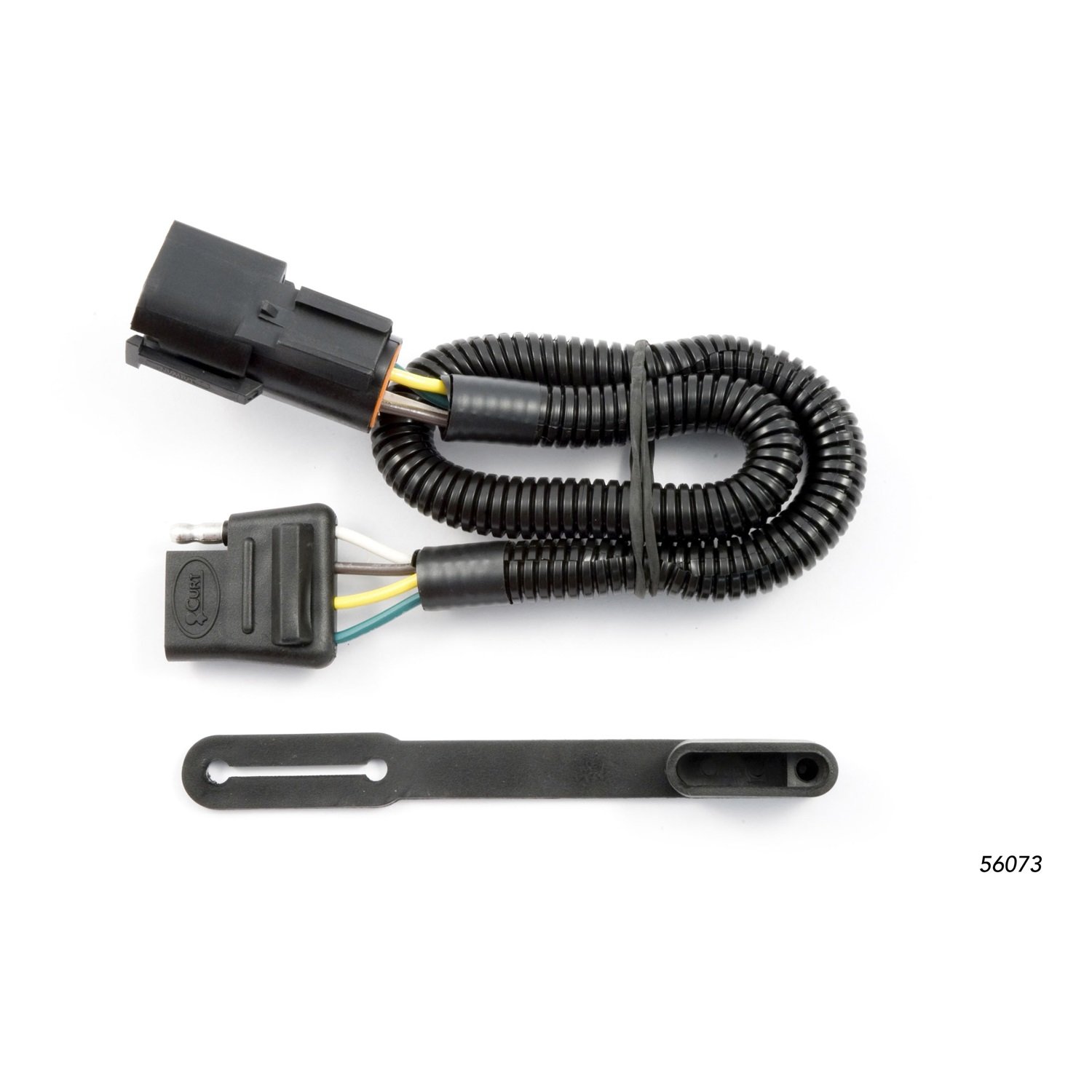 CURT 56073 Vehicle-Side Custom 4-Pin Trailer Wiring Harness, Fits Select Ford Freestar, Mercury Monterey