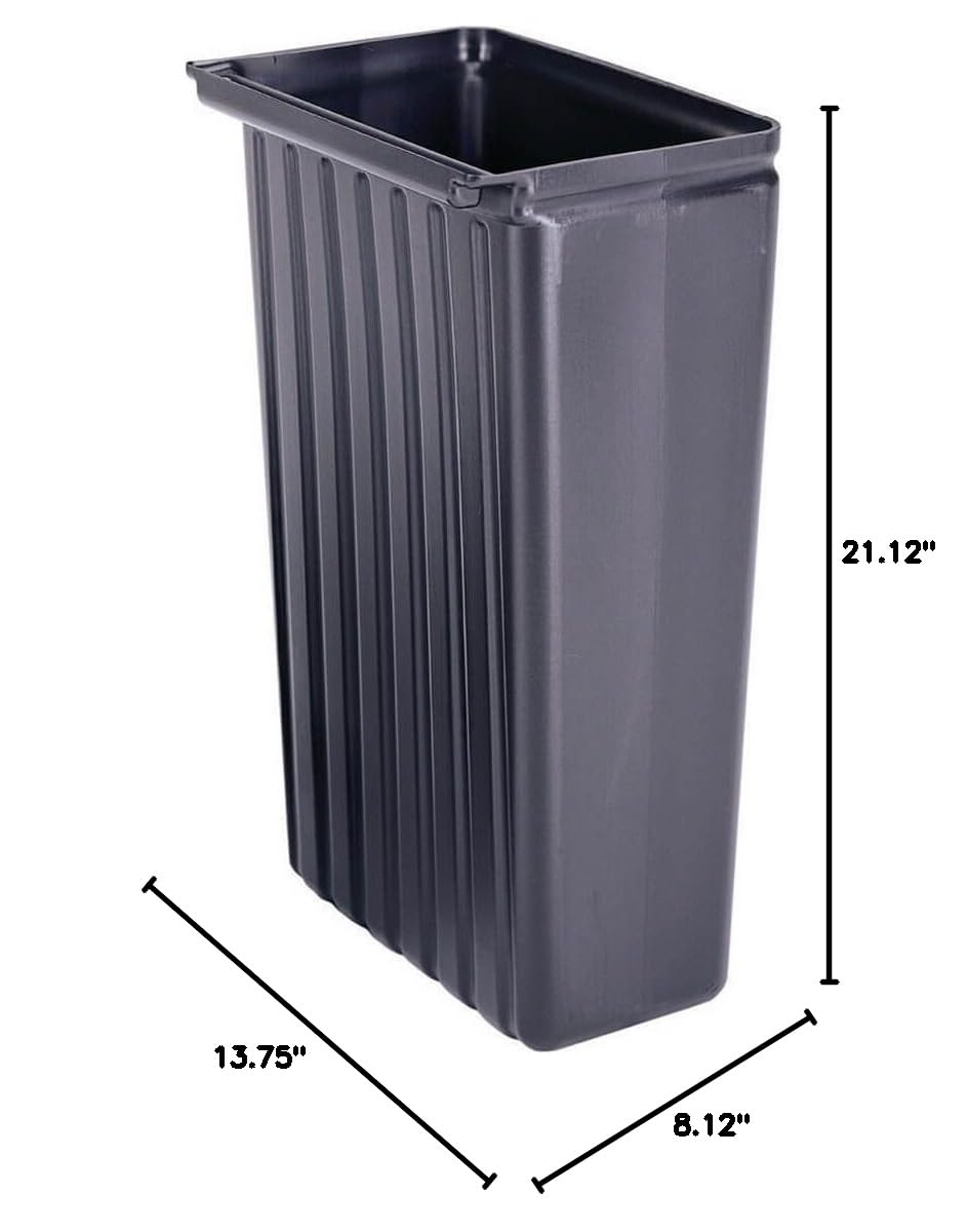 Cambro 11 gal Bus Cart Trash Container