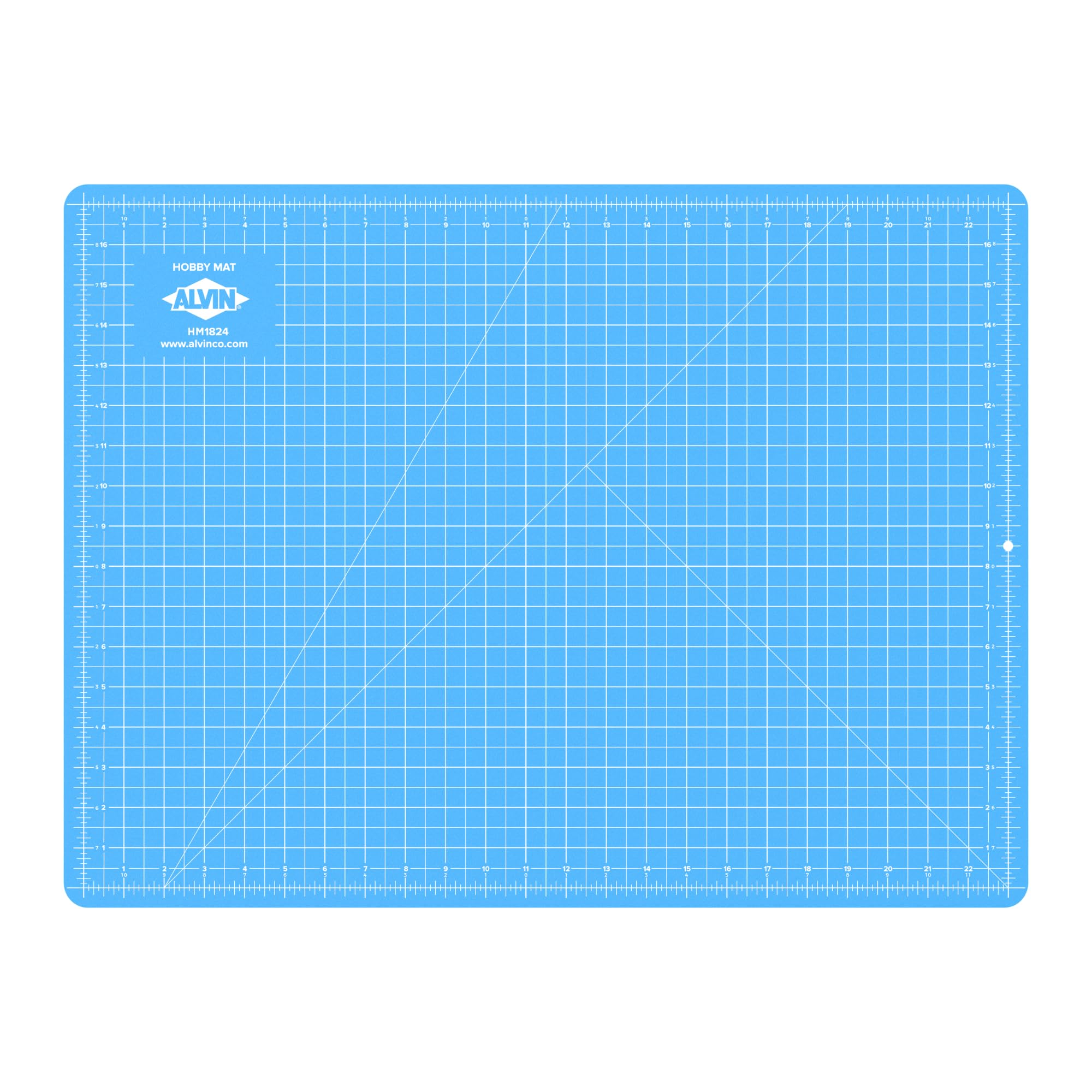 ALVIN Cutting Mat Series Self-Healing Hobby Mat 18"x24" Model HM1824 Reversible, Gridded on Both Sides, for Rotary or Utility Knife 18 x 24 inches