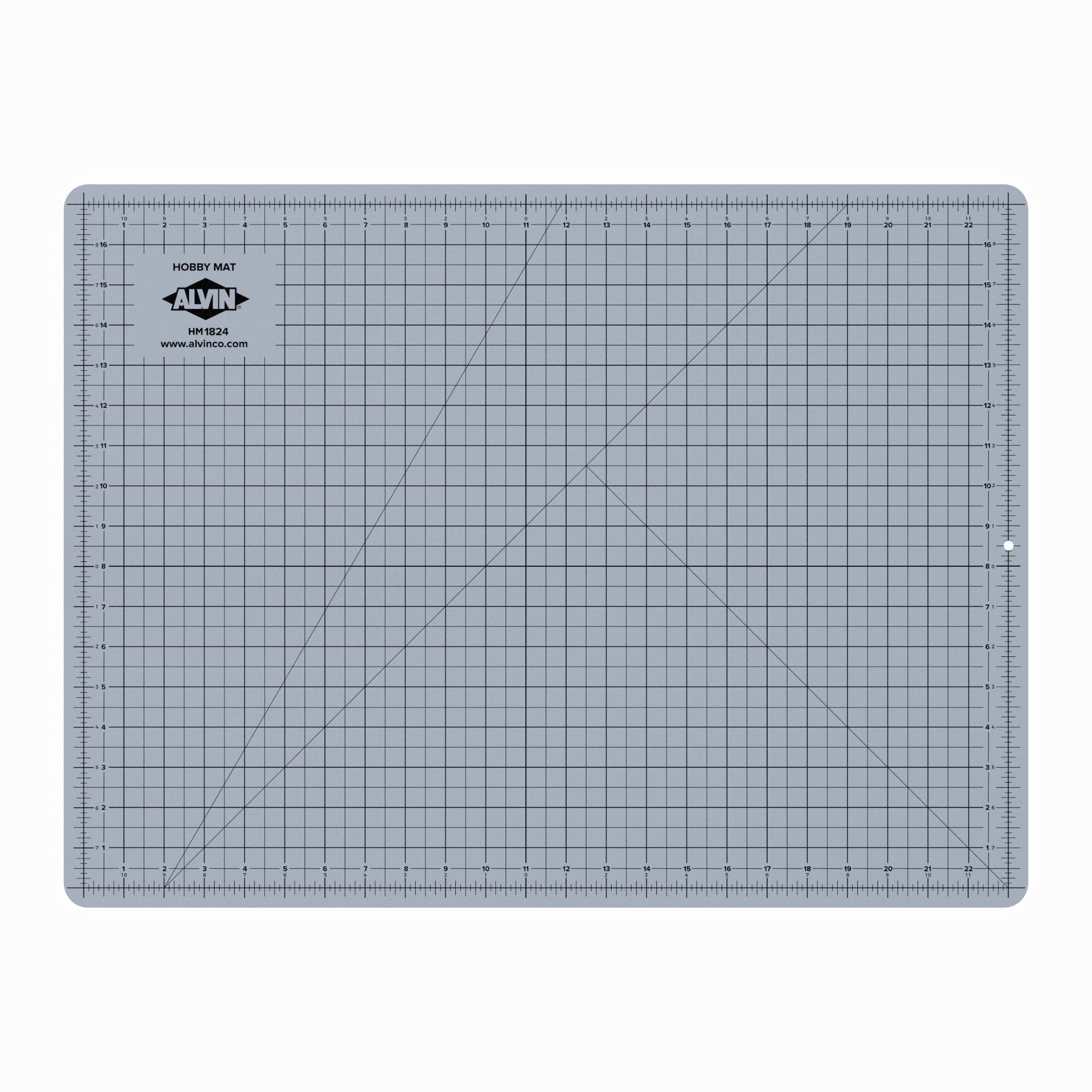ALVIN Cutting Mat Series Self-Healing Hobby Mat 18"x24" Model HM1824 Reversible, Gridded on Both Sides, for Rotary or Utility Knife 18 x 24 inches