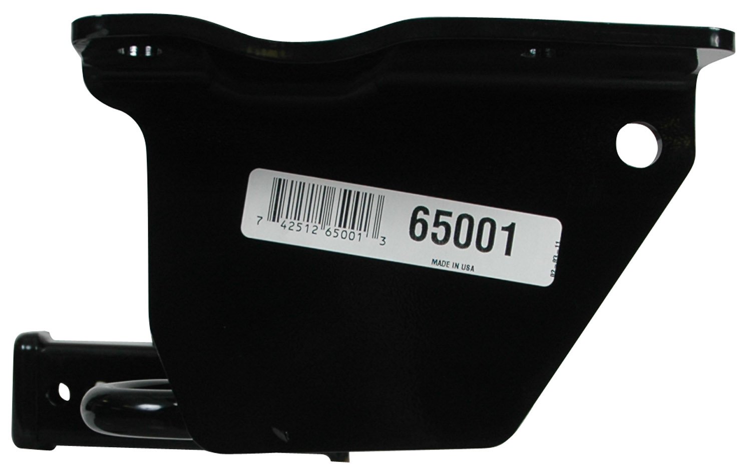 Draw-Tite 65001 Front Mount Receiver Hitch, Black