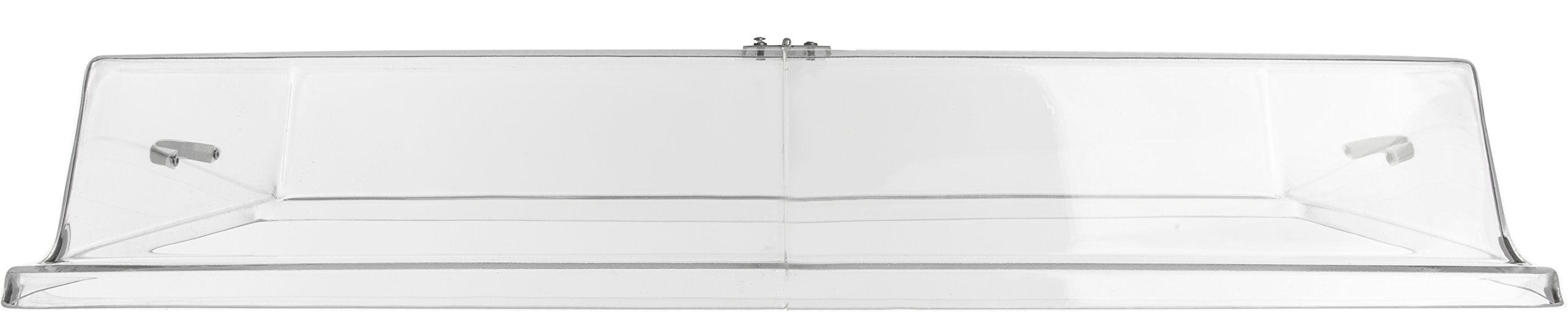CFS SC2607 Acrylic Pastry Tray Hinged Cover, 26.19" Length x 18.20" Width x 4" Height, Clear