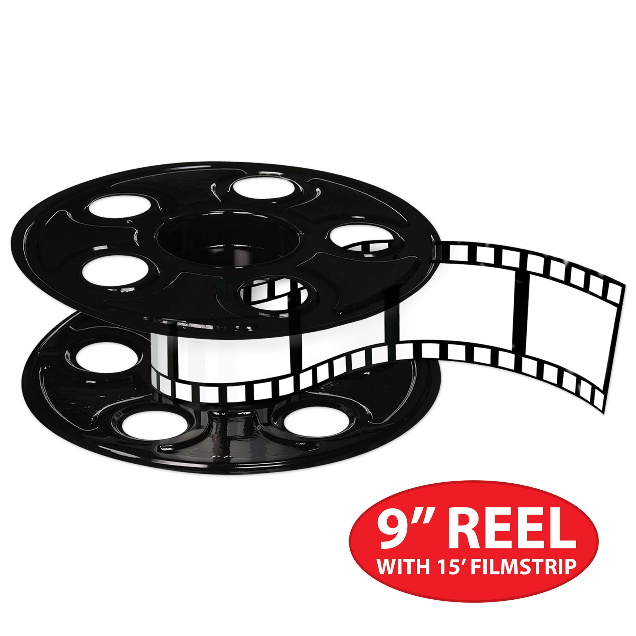 Beistle Movie Reel with Filmstrip Centerpiece, Multicolored